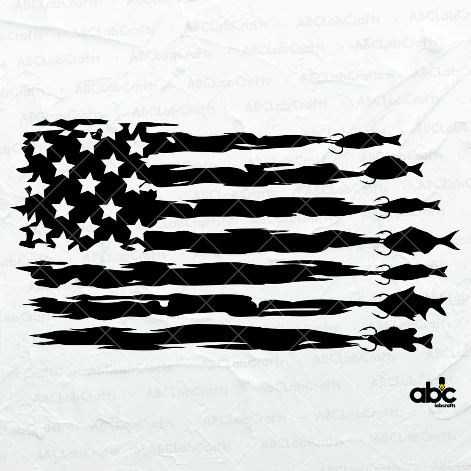 USA Fishing Flag Svg File | Fishing Svg | Bass Svg | Fisherman Svg ...