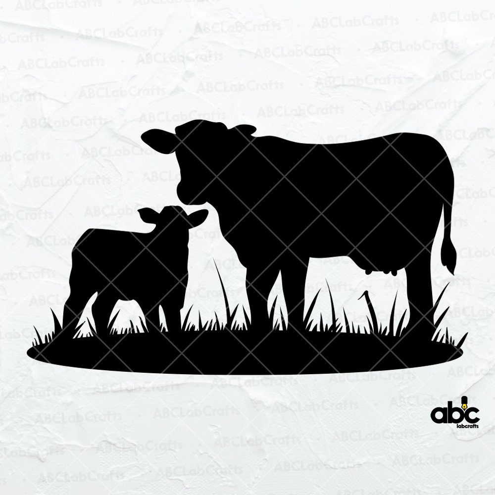 Cow Farm Svg File Cow Svg Farmer Svg Farm Animal Svg - Etsy
