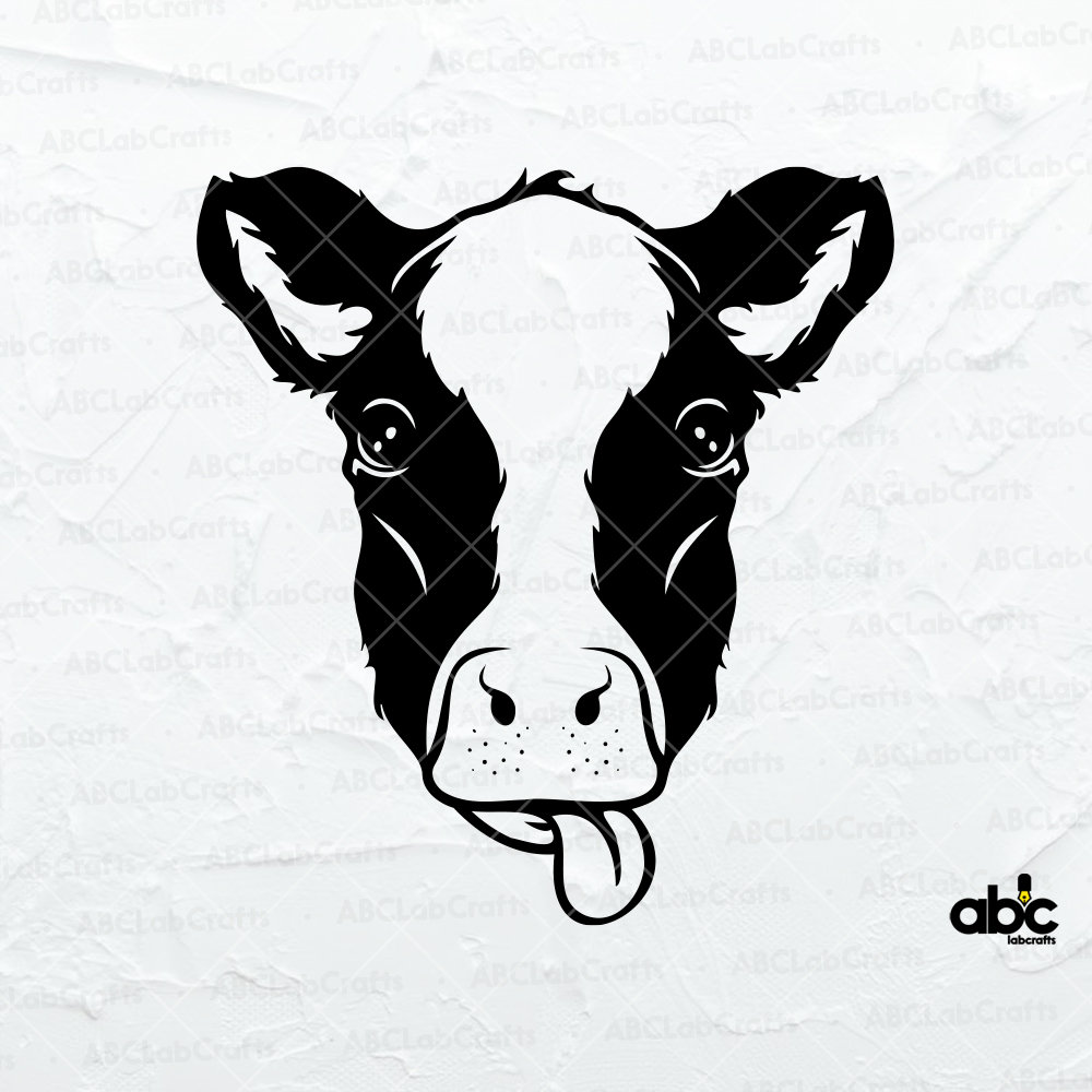 Archivo SVG de vaca / Cabeza de vaca Svg / Granja Svg / Cara - Etsy México