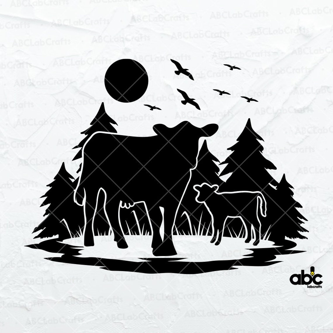 Cow Farm Svg File Cow Svg Farmer Svg Farm Animal Svg - Etsy