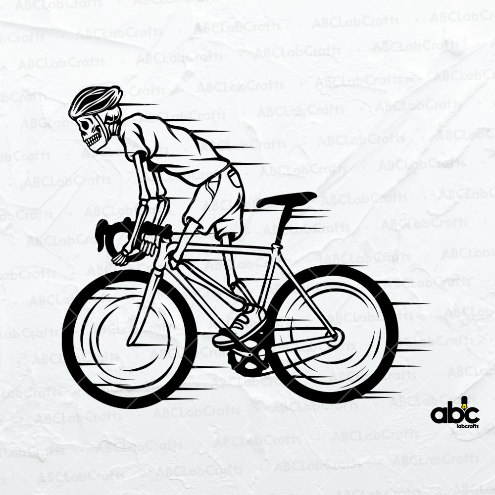 Digital Prints Bike SVG Racing Race Racer Athlete Biking Cutting File ...