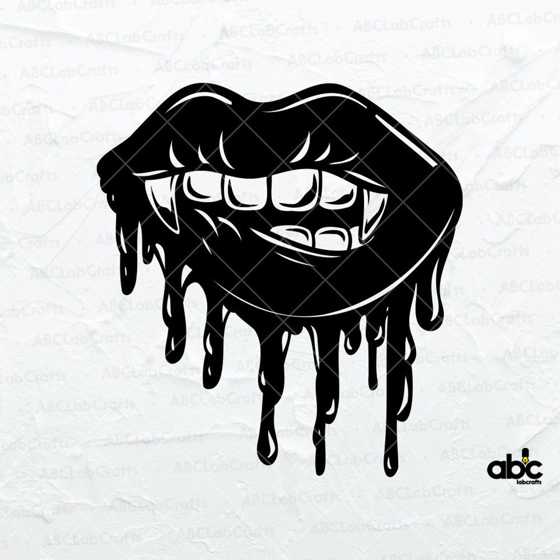 Vampire Lips Svg File | Dripping Svg | Scary Lips Svg | Halloween Svg ...