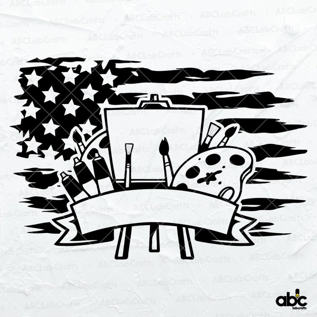 US Artist Painter Tools Svg File | Artist Shirt Svg | Artwork Svg | Art ...