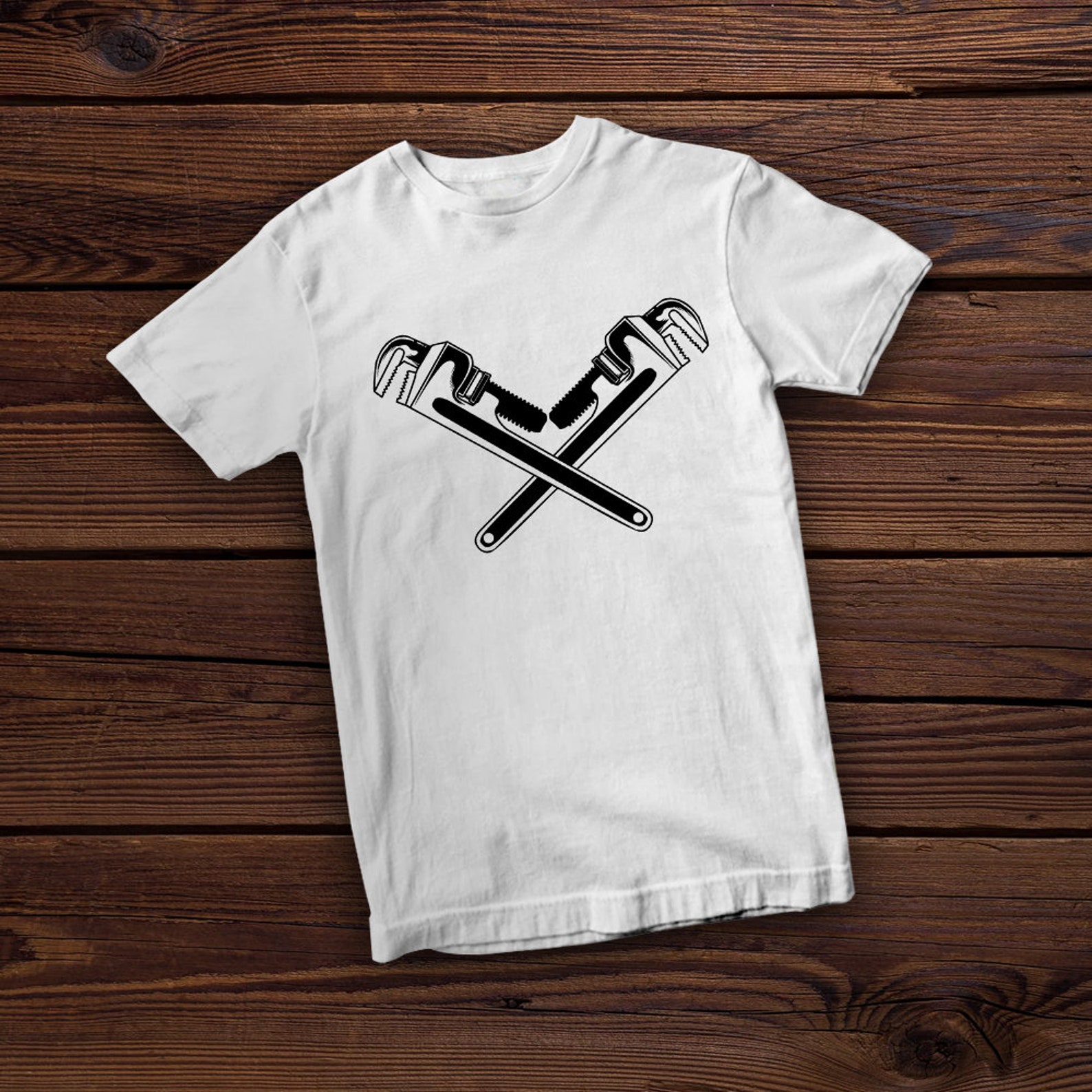Crossed Pipe Wrenches Svg File | Pipe Wrenches Tool Svg | Pipe Wrench ...