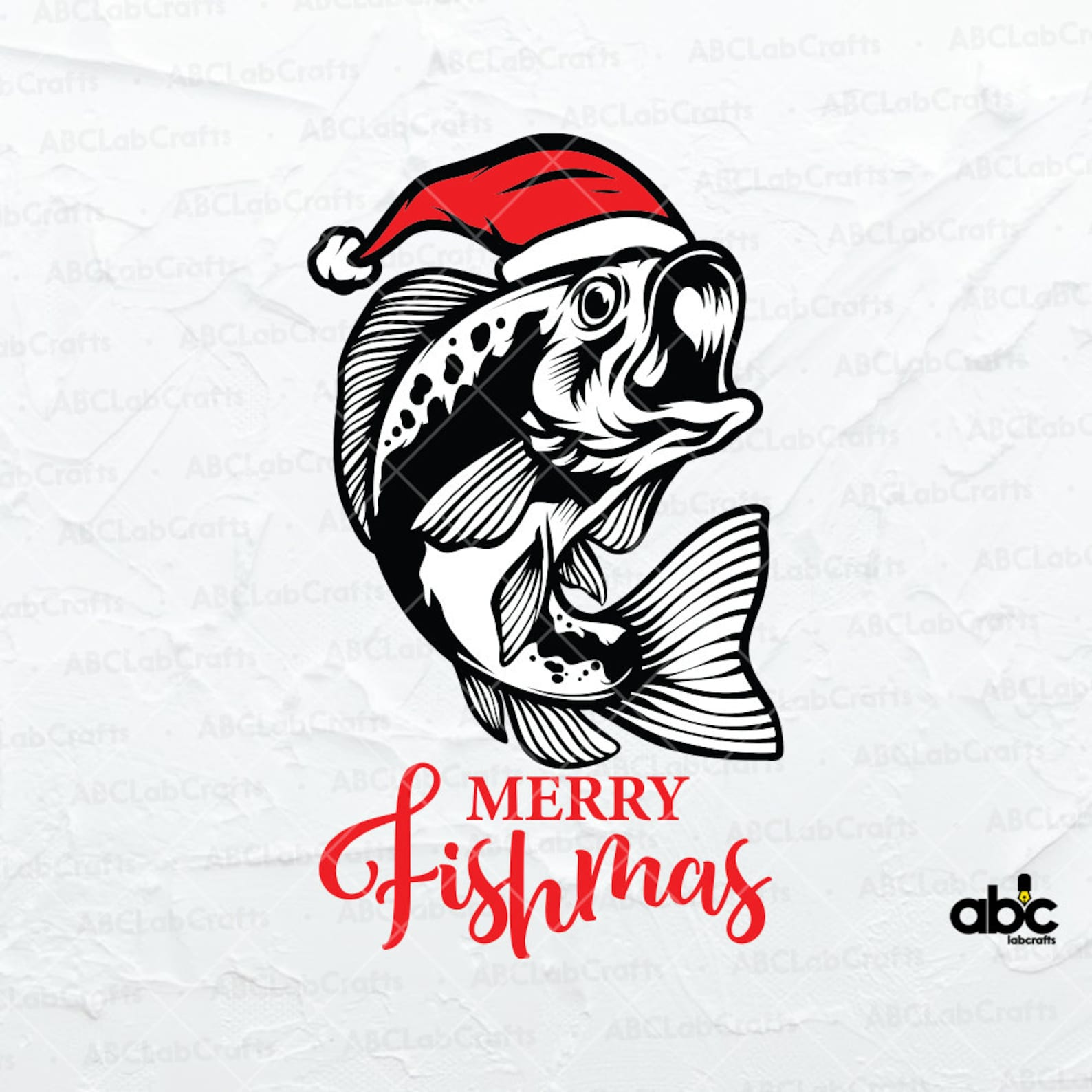 Merry Fishmas Svg File Holiday Shirt Svg Funny Christmas - Etsy