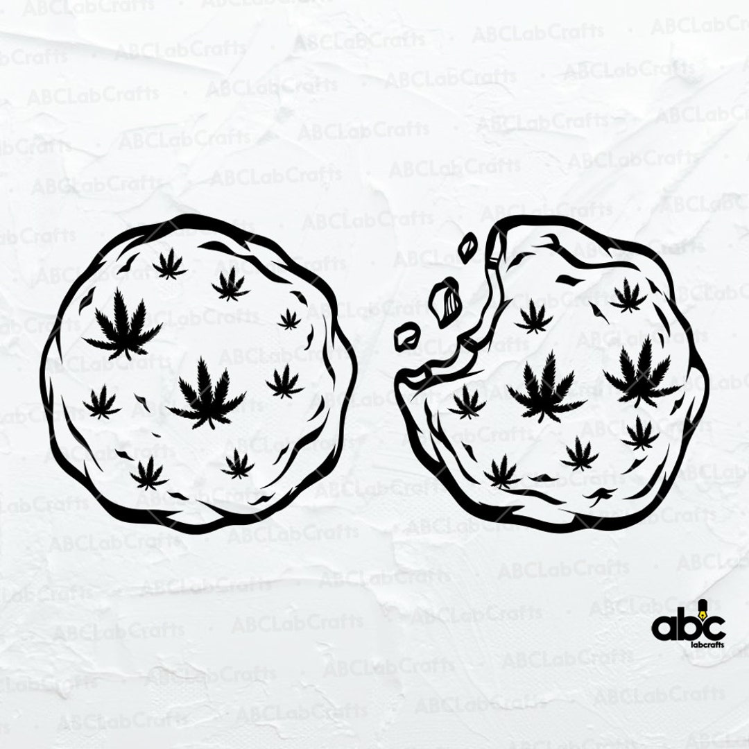 Cannabis Cookie Svg File | Weed Leaf Svg | High Life Svg | Blunt Joint ...