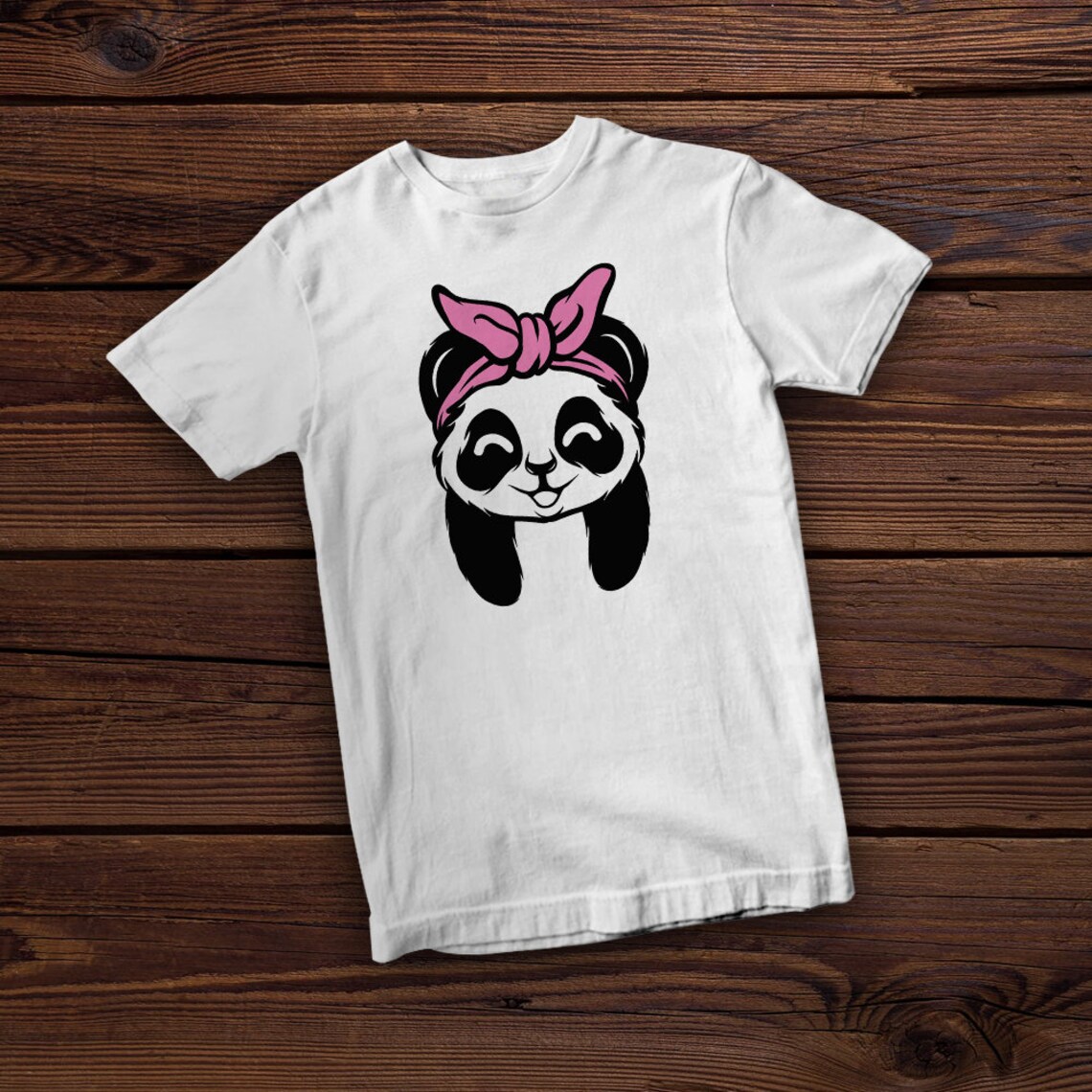 Cute Panda With Bandana Svg File | Baby Panda Png | Animal Svg | Panda ...