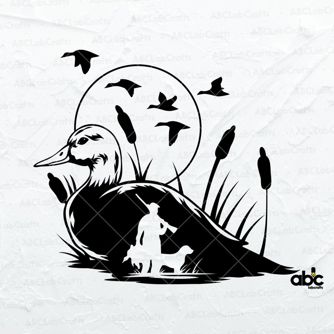 Duck Hunting Svg File Hunting Cut File Duck Svg Duck Hunting Cut Duck ...