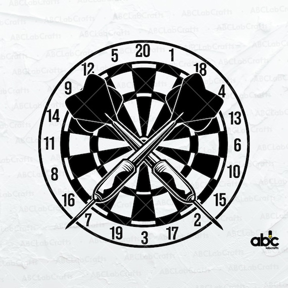 Dart Game Svg File Games Svg Dartboard Svg Champion | Etsy Canada