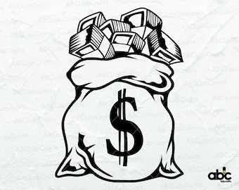 Dollar King Svg File Dollar Svg Money Sign Cutfile Hipster Jpg Lifestyle Gangster Dxf Png Eps ...