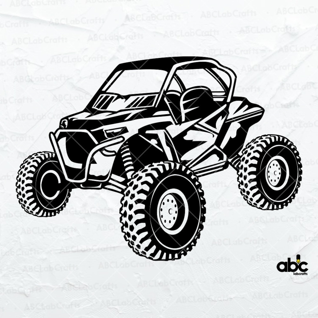 Rzr Atv Svg File | Atv Clipart | Atv Cutting File | Atv off Road Svg ...