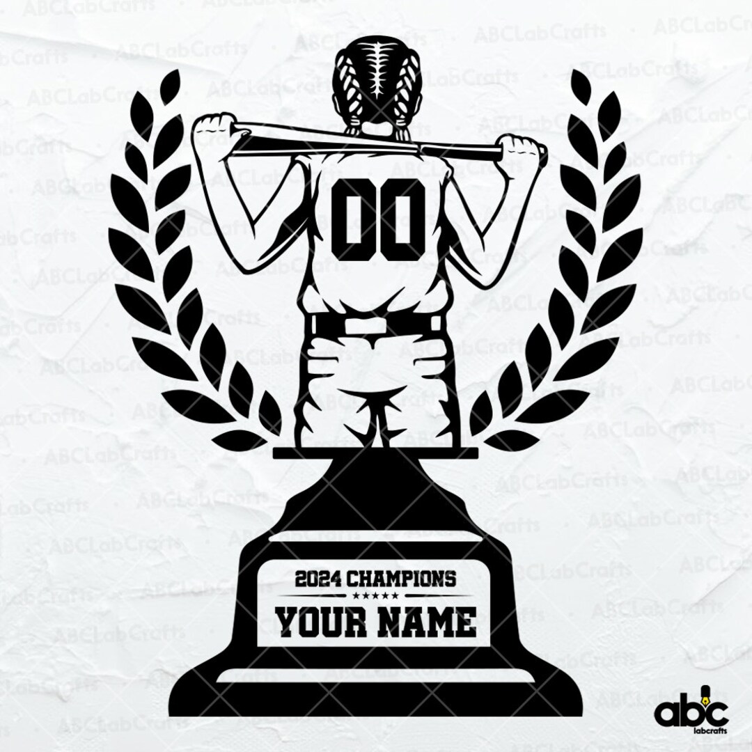 Personalized Champion Name Svg | Baseball Player Svg | Baseball Mom Svg ...