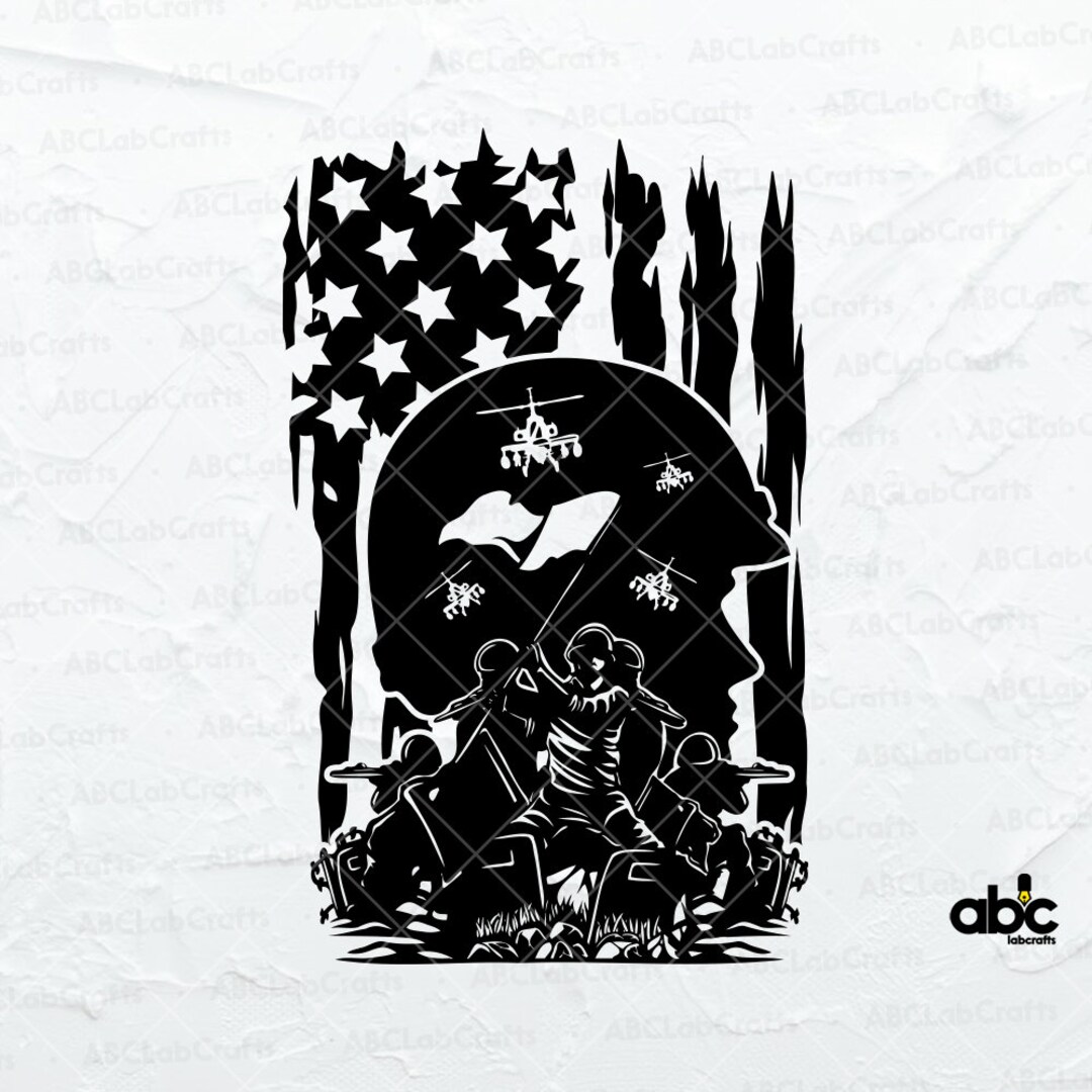 US Soldier Svg File | Veteran Soldier Svg | Army Svg | Soldier Cut File ...