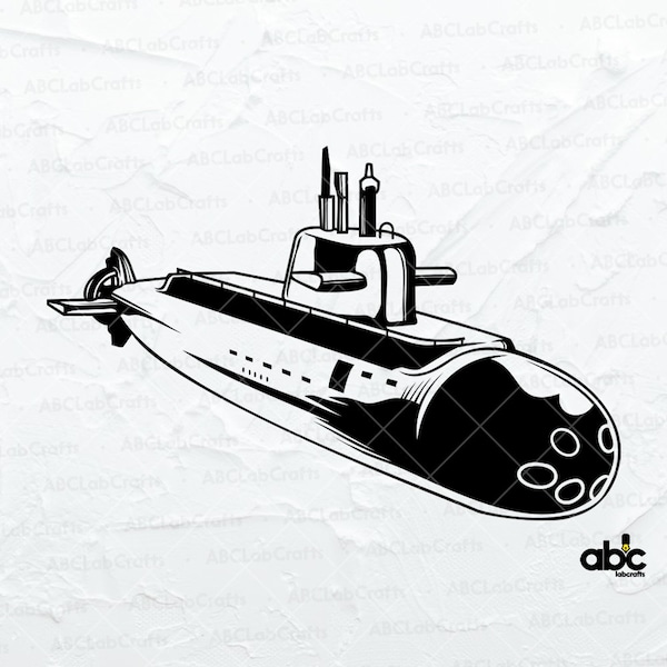 Submarine Svg - Etsy