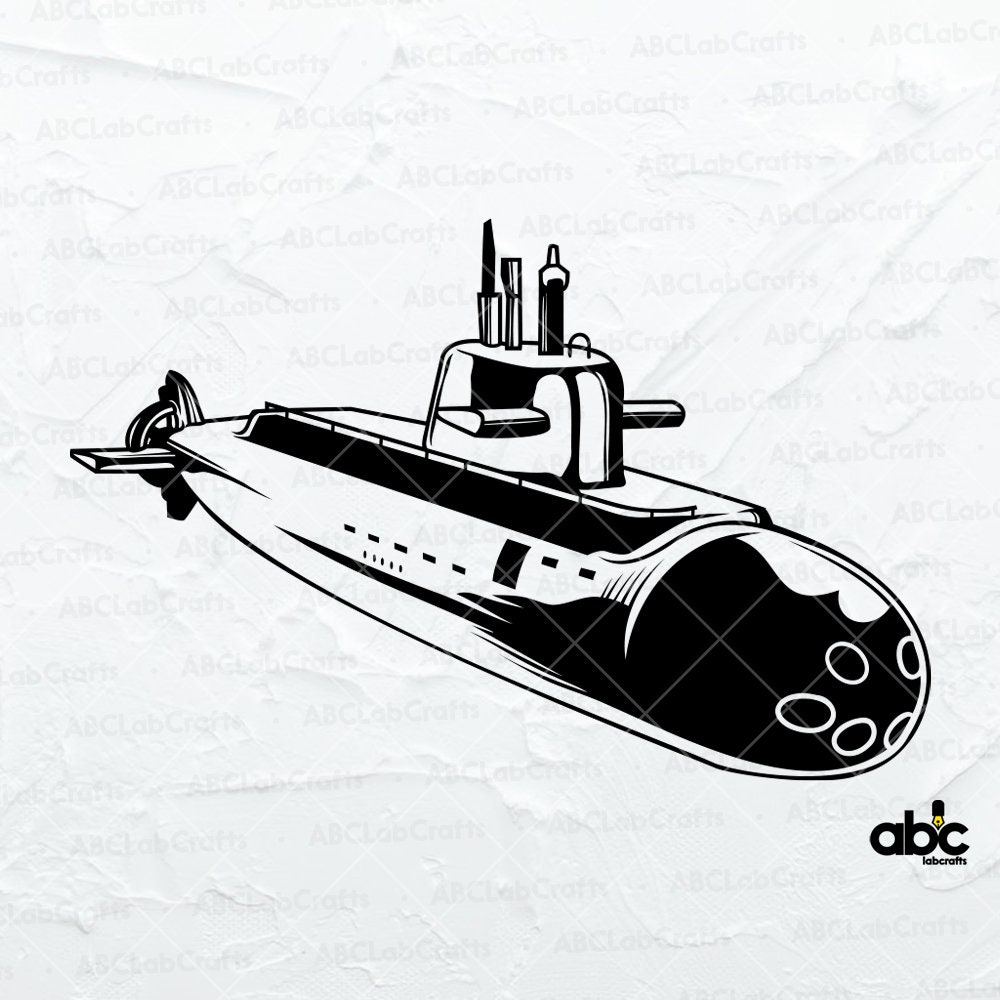 Submarine Svg File Navy Svg Warship Svg Submarine Png - Etsy UK