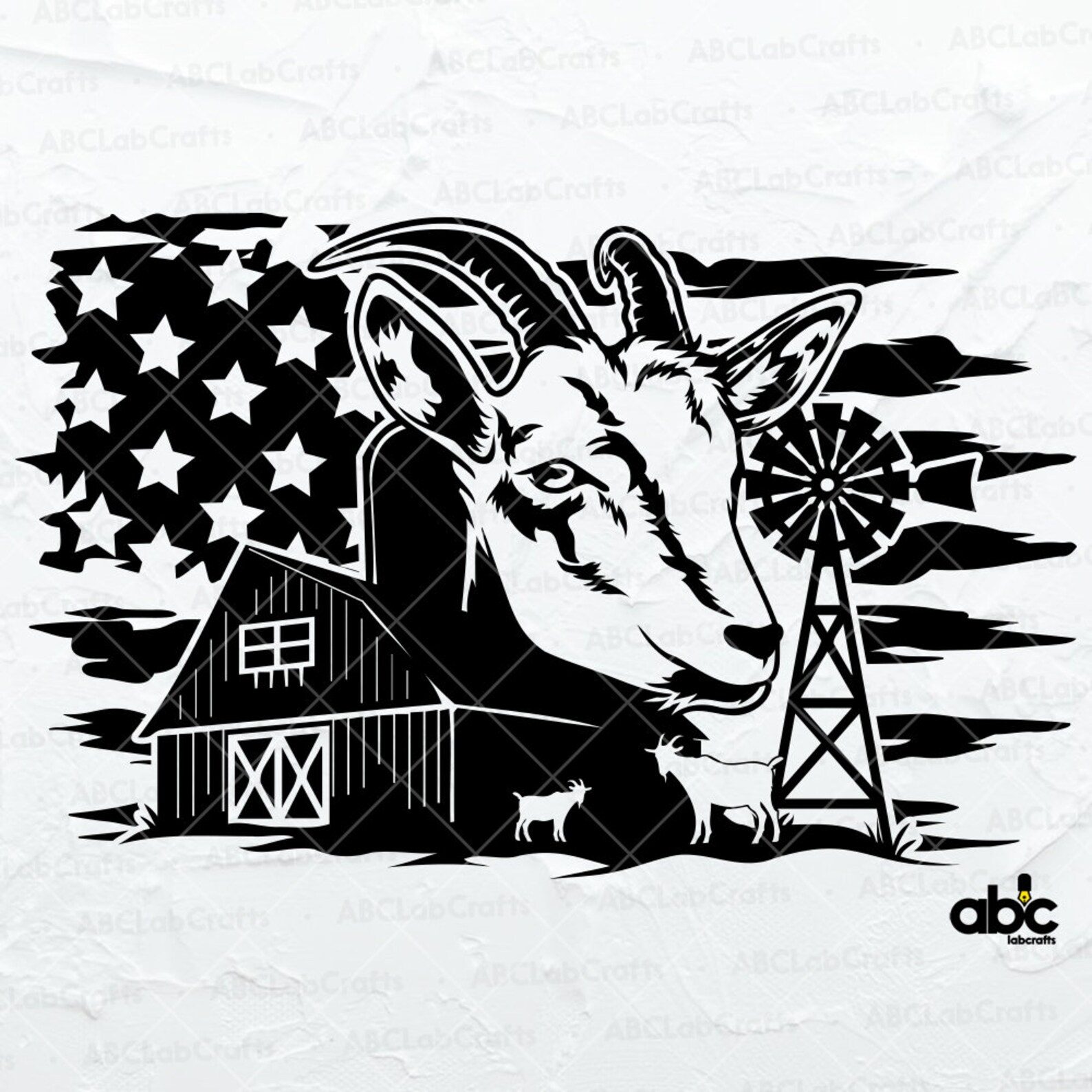 US Farm Goat Svg File | Goat Head Svg | Farm Animal Svg | Farm Life Svg ...