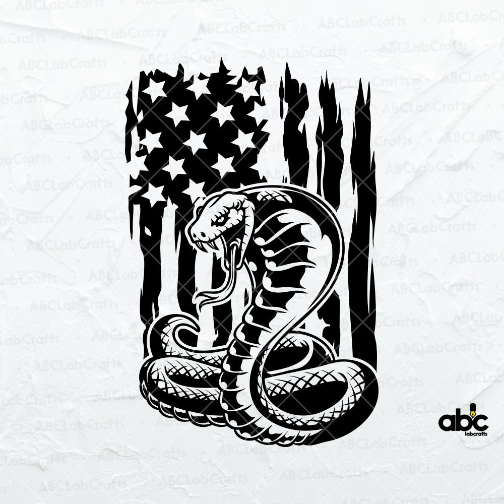 US Cobra Snake Svg File | Snake Head Svg | Snake Svg | Snake Shirt Svg ...