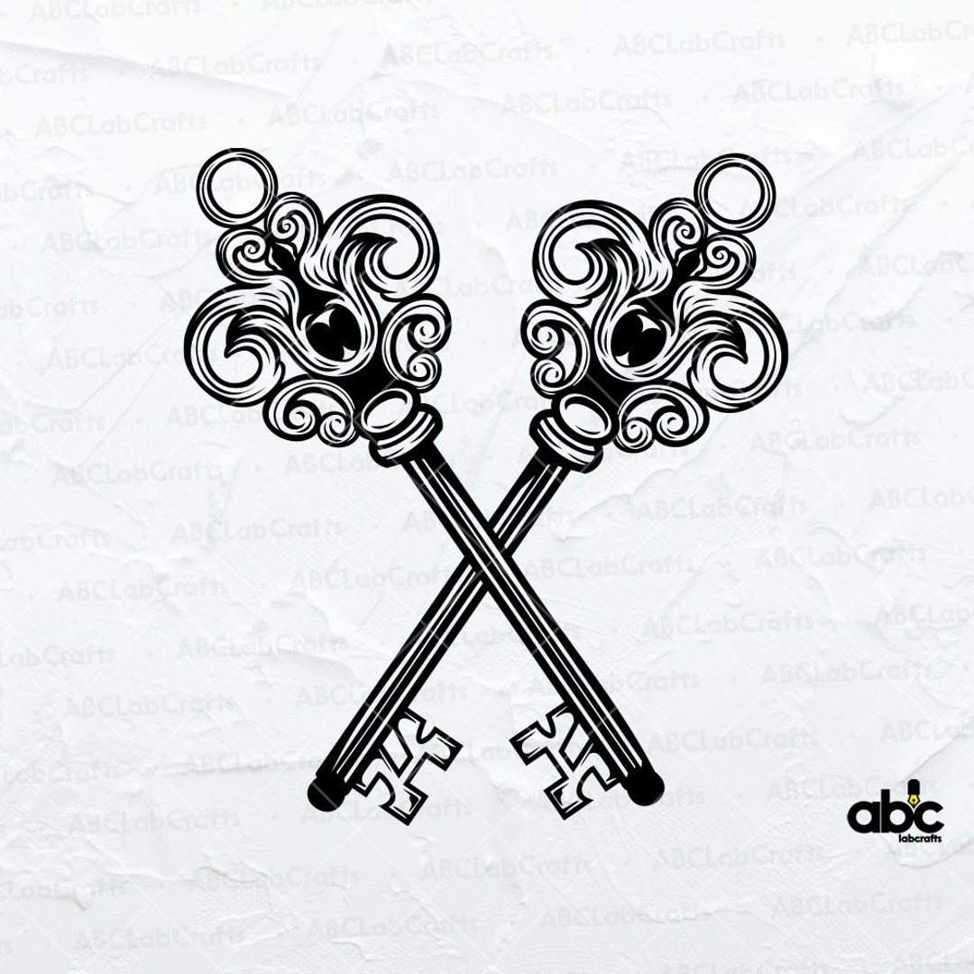 Vintage Key Svg File | Key Clipart | Keys Svg | Magic Key Svg | Key ...