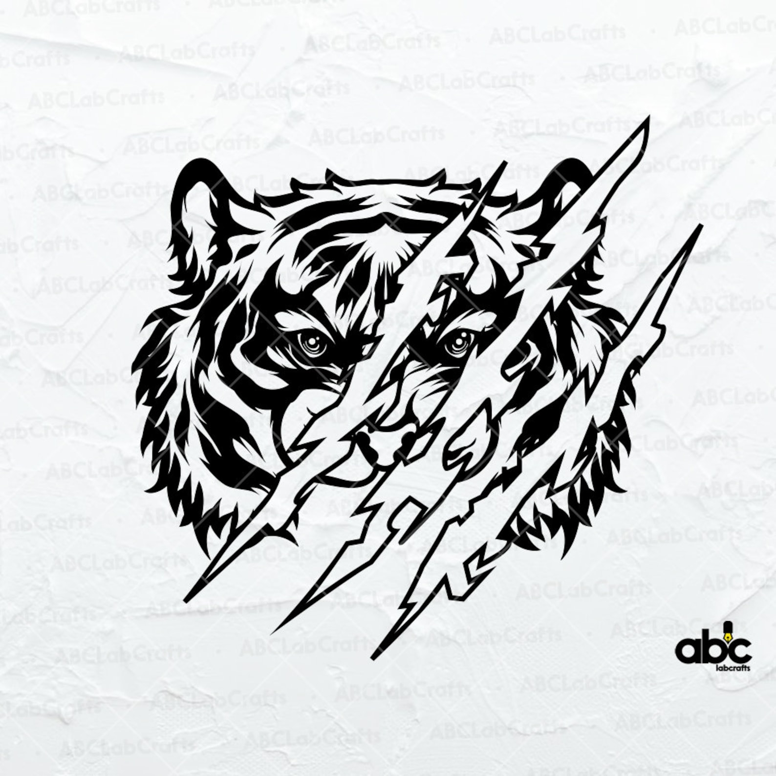 Tiger Scratch Svg File Tiger Png Tiger Animal Svg Tiger - Etsy
