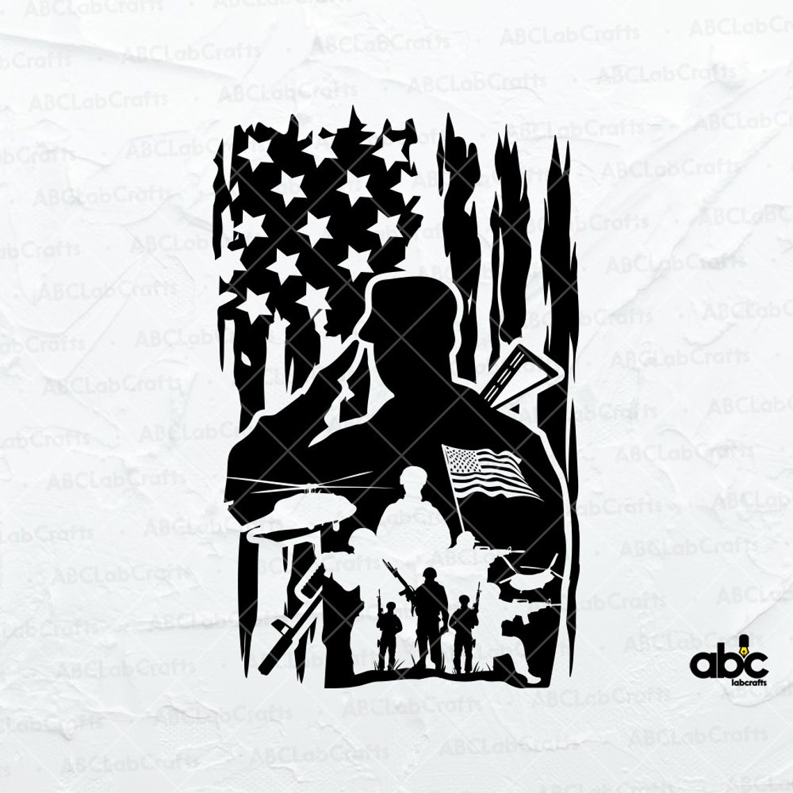 US Soldier Svg File Military Svg Veteran Soldier Svg US | Etsy