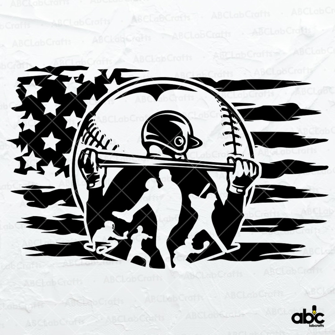 US Baseball Scene Svg File | Baseball Png | Baseball Shirt | US ...