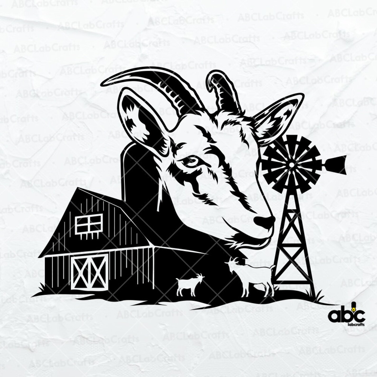 Farm Goat Svg File Goat Head Svg Farm Animal Svg Farm - Etsy