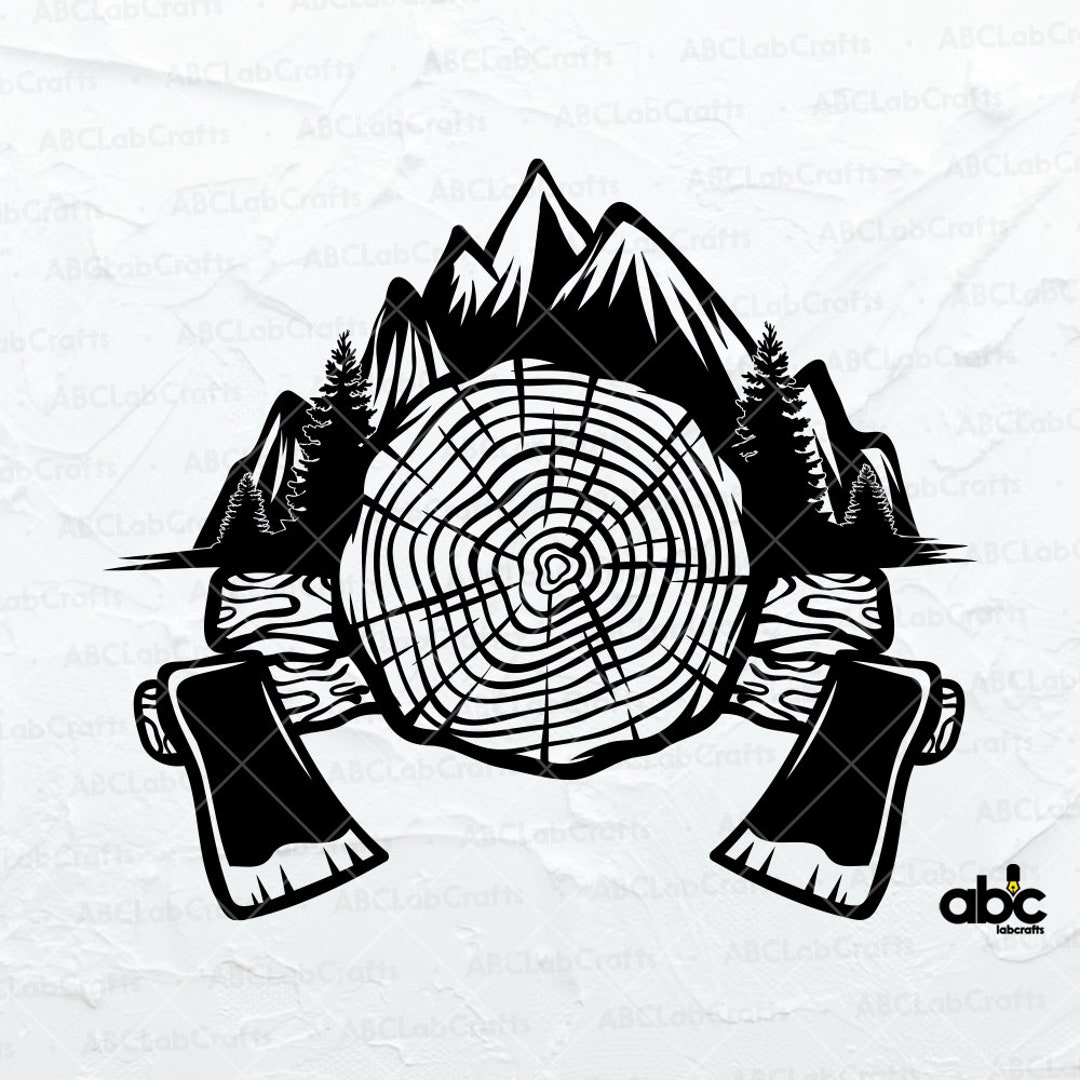 Lumberjack Axe Svg File Logging Svg Lumberjack Clipart Lumberjack Svg ...