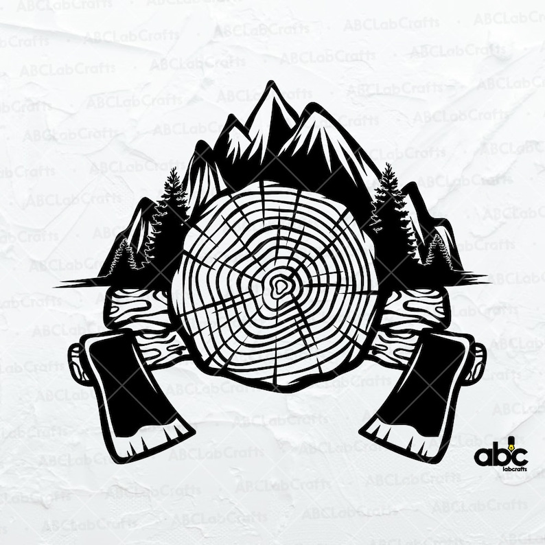 Lumberjack Axe Svg File Logging Svg Lumberjack Clipart - Etsy