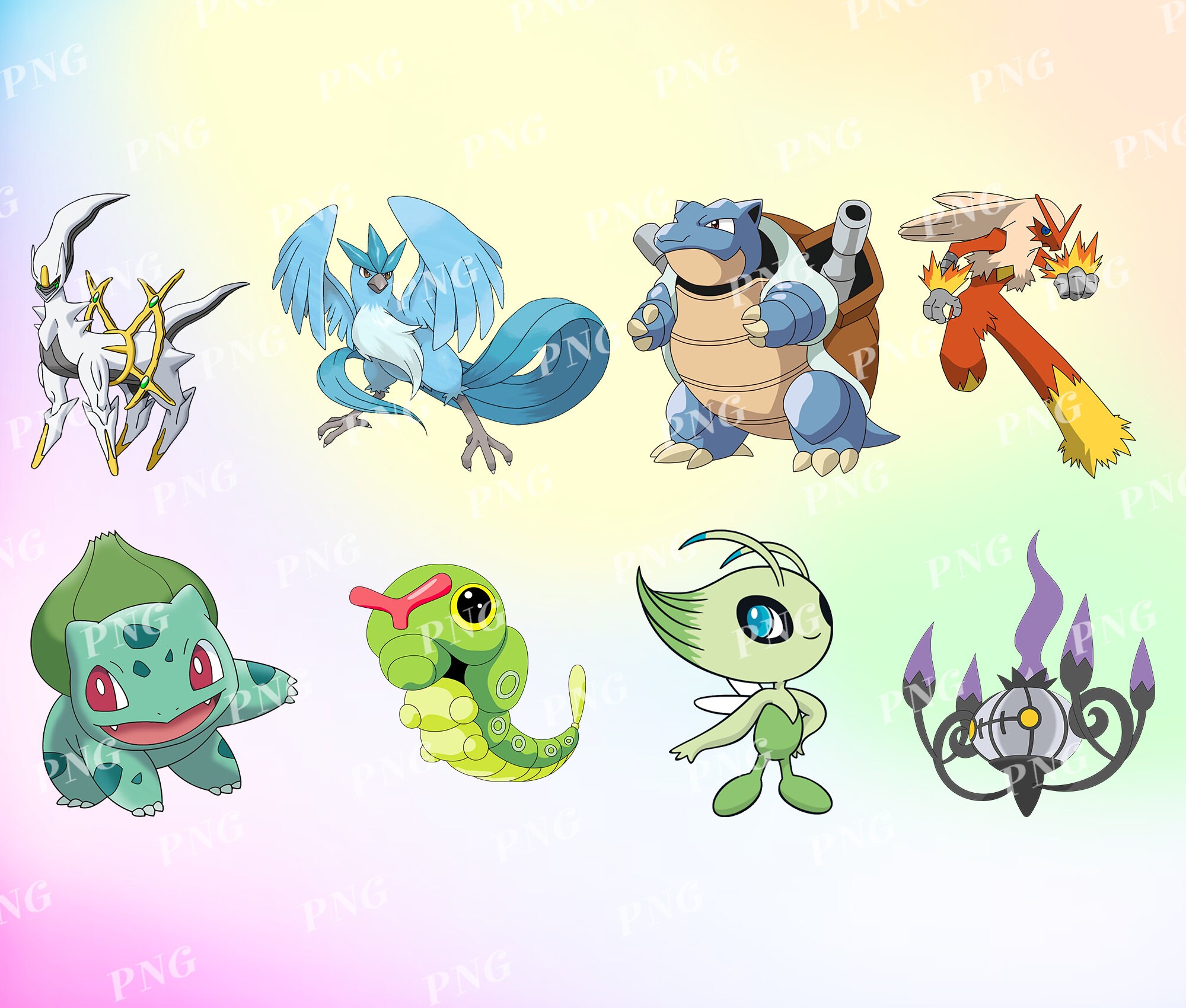 99 Designs Poke Monster Png Bundle, Cartoon Png Designs, Cartoon ...