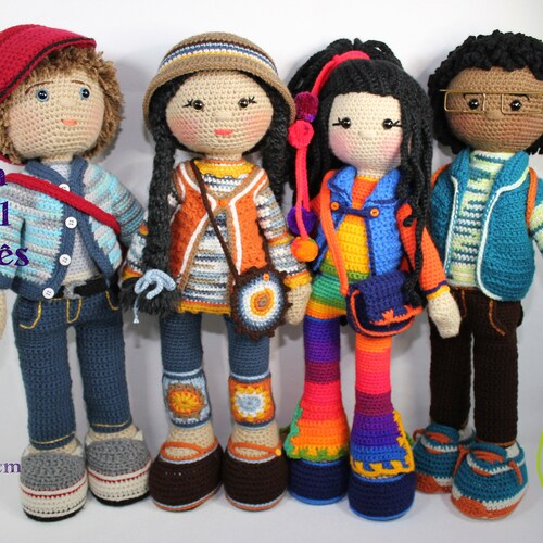 Jamal Large Crochet Doll Pattern Amigurumi 21/ 53 Cm - Etsy