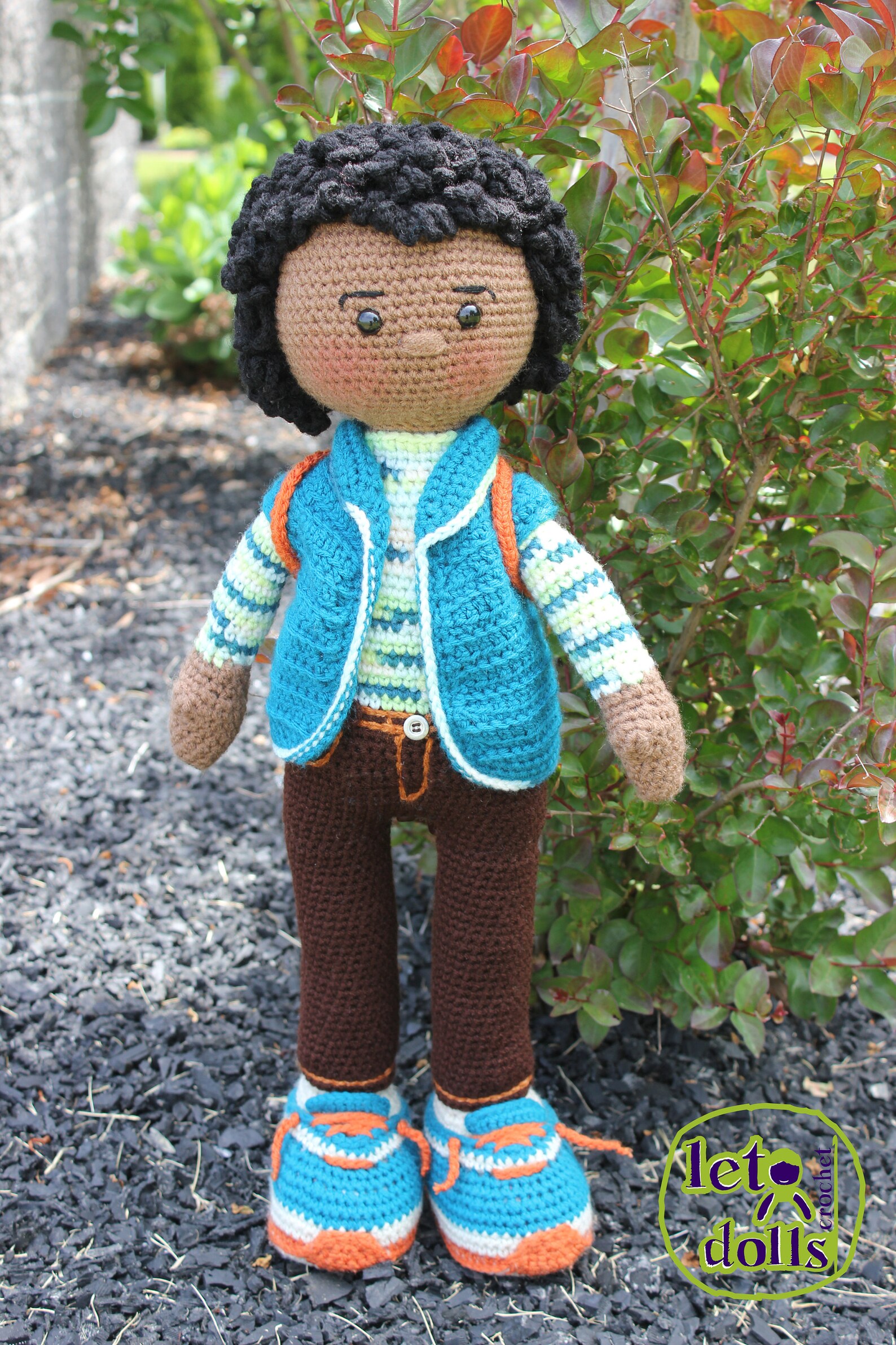 Jamal Large Crochet Doll Pattern | Etsy