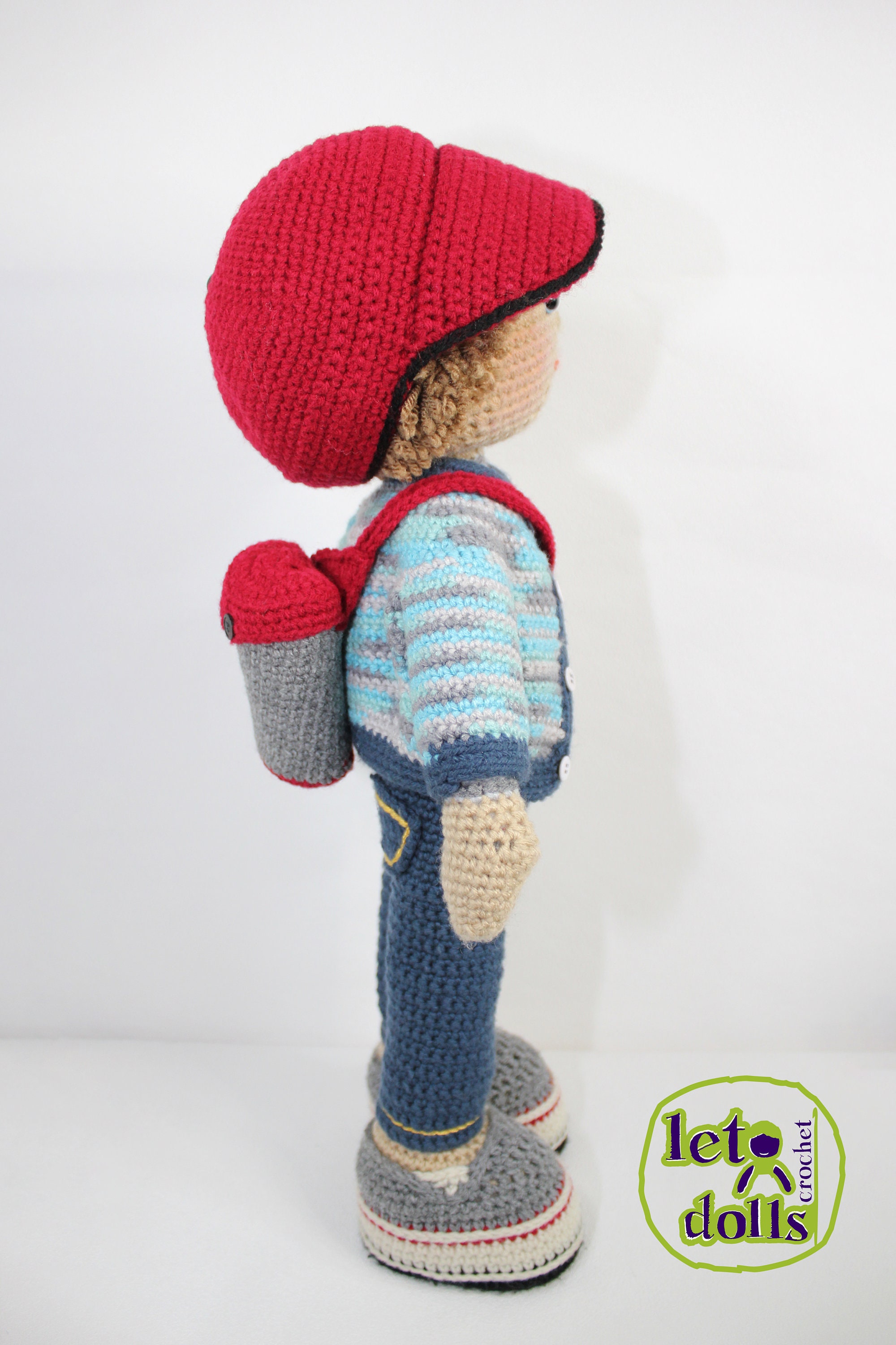 Alex Large Crochet Doll Pattern Amigurumi 21/ 53 Cm - Etsy