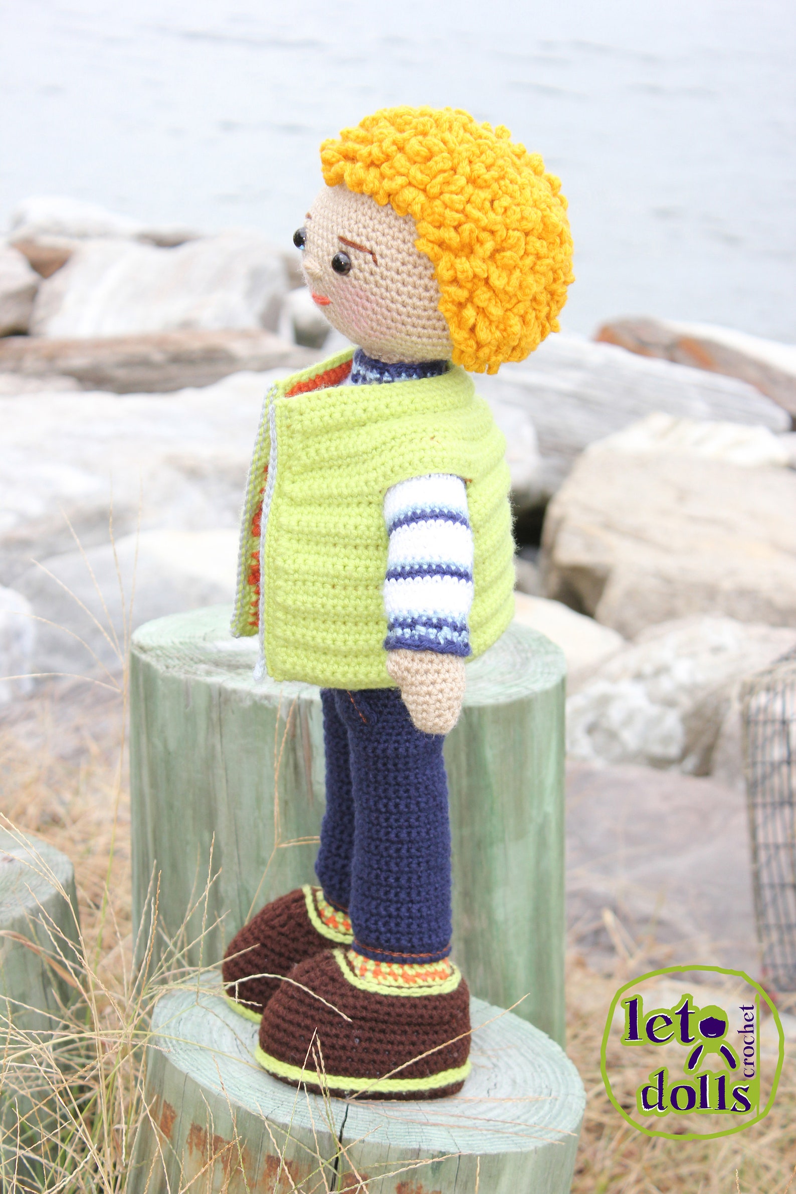 Dan Large Crochet Doll Pattern Amigurumi 21/53cm Tall - Etsy