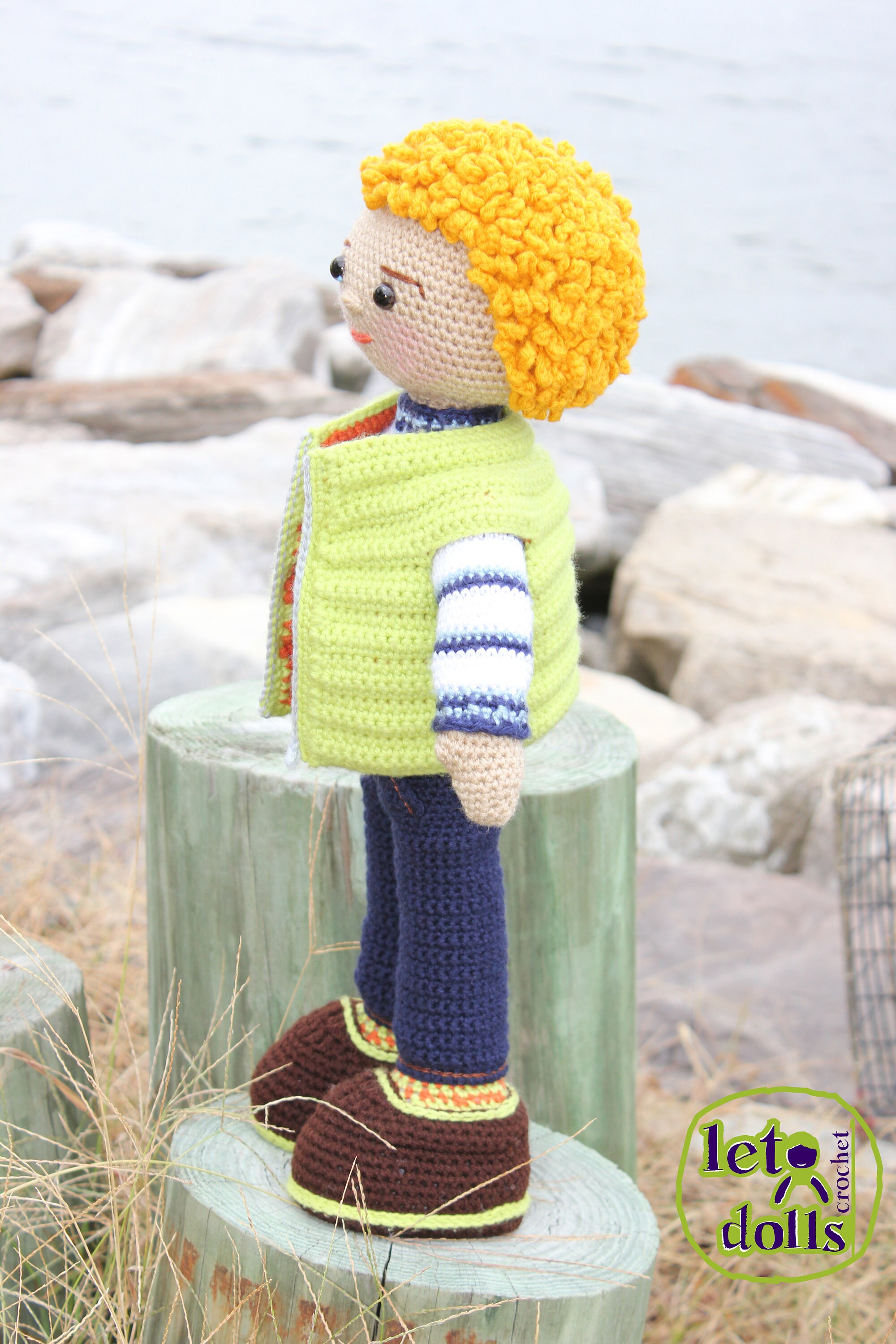 Dan Large Crochet Doll Pattern Amigurumi 21/53cm Tall - Etsy