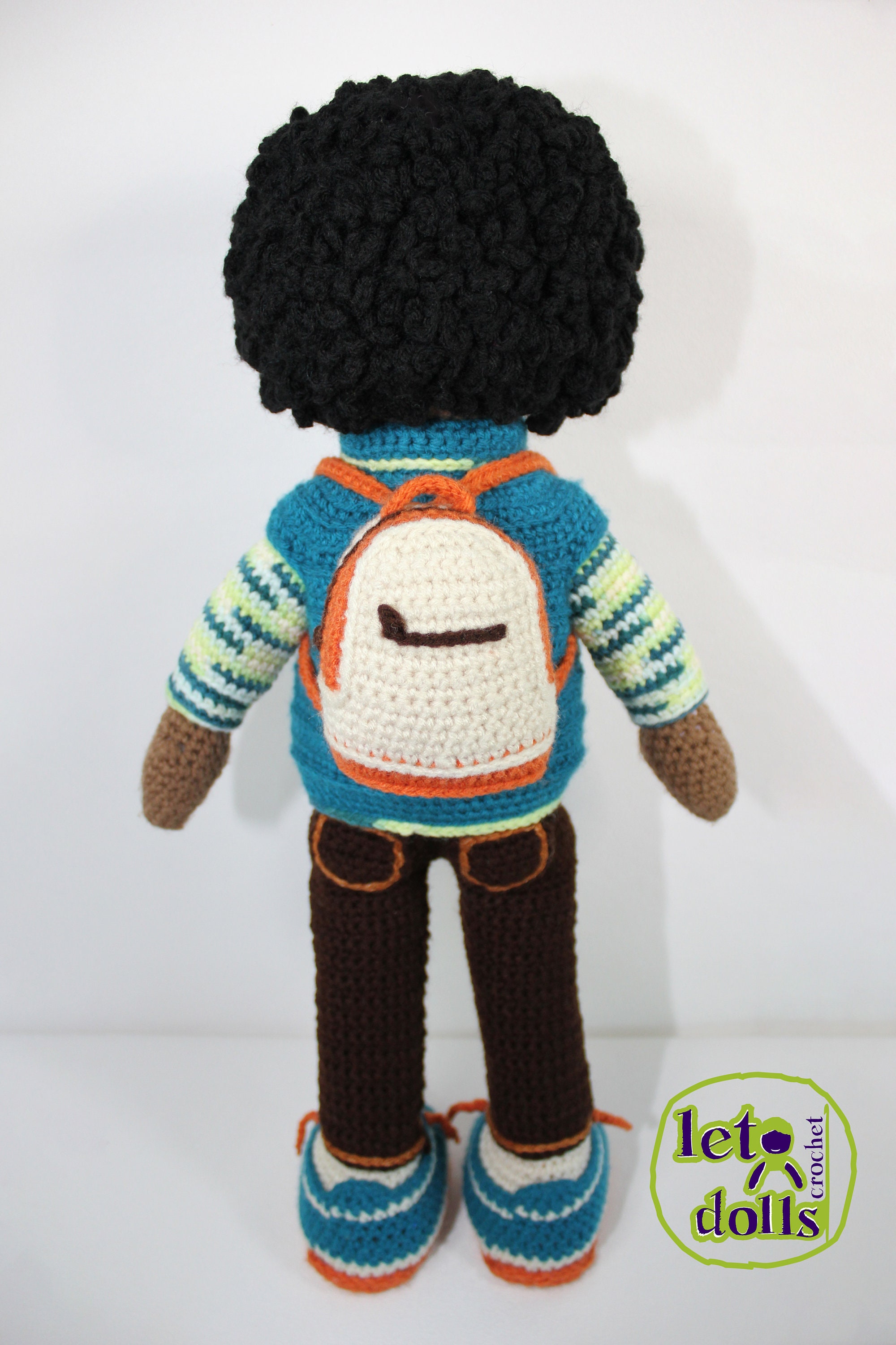 Jamal Large Crochet Doll Pattern Amigurumi 21/ 53 Cm - Etsy