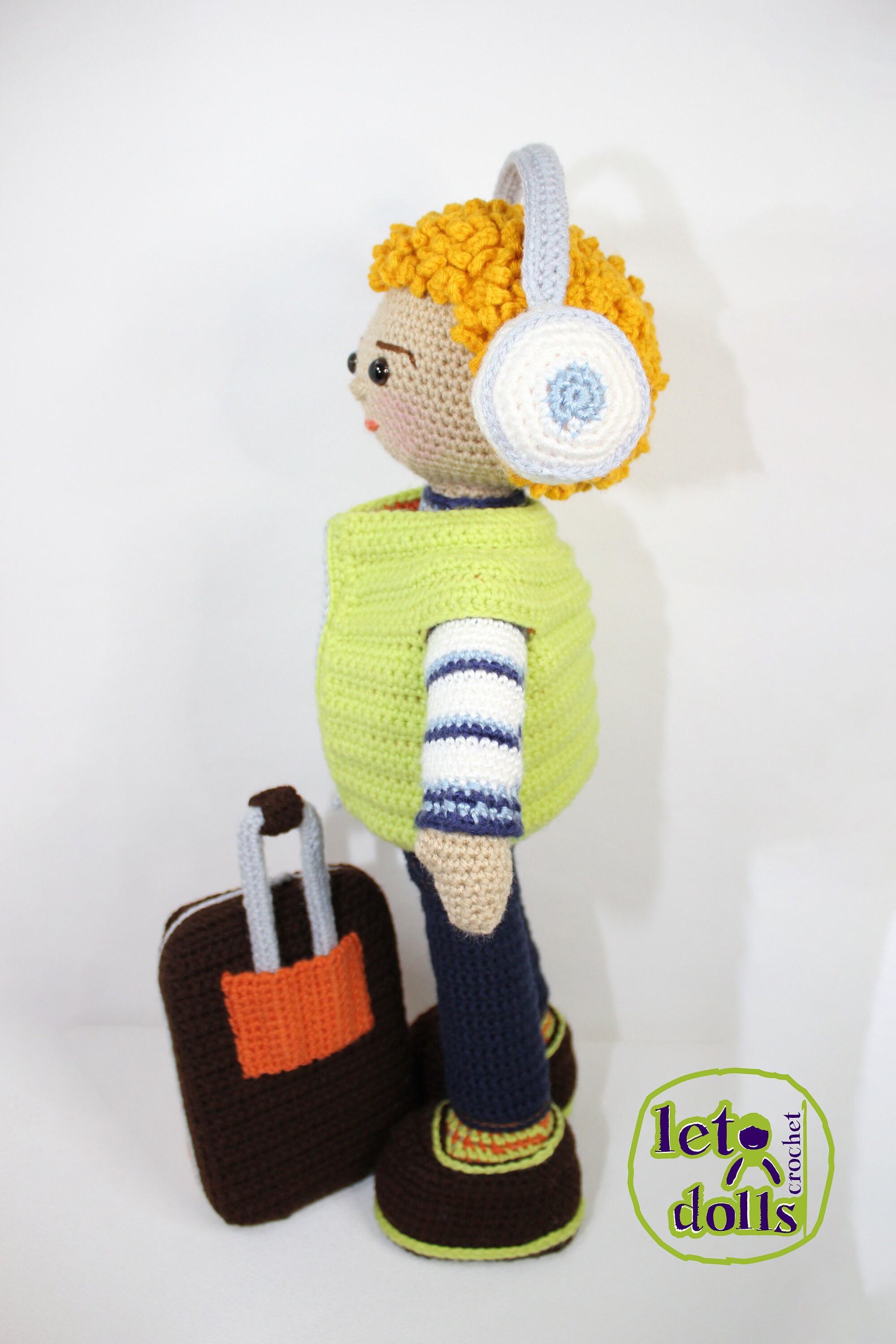 Dan Large Crochet Doll Pattern Amigurumi 21/53cm Tall - Etsy