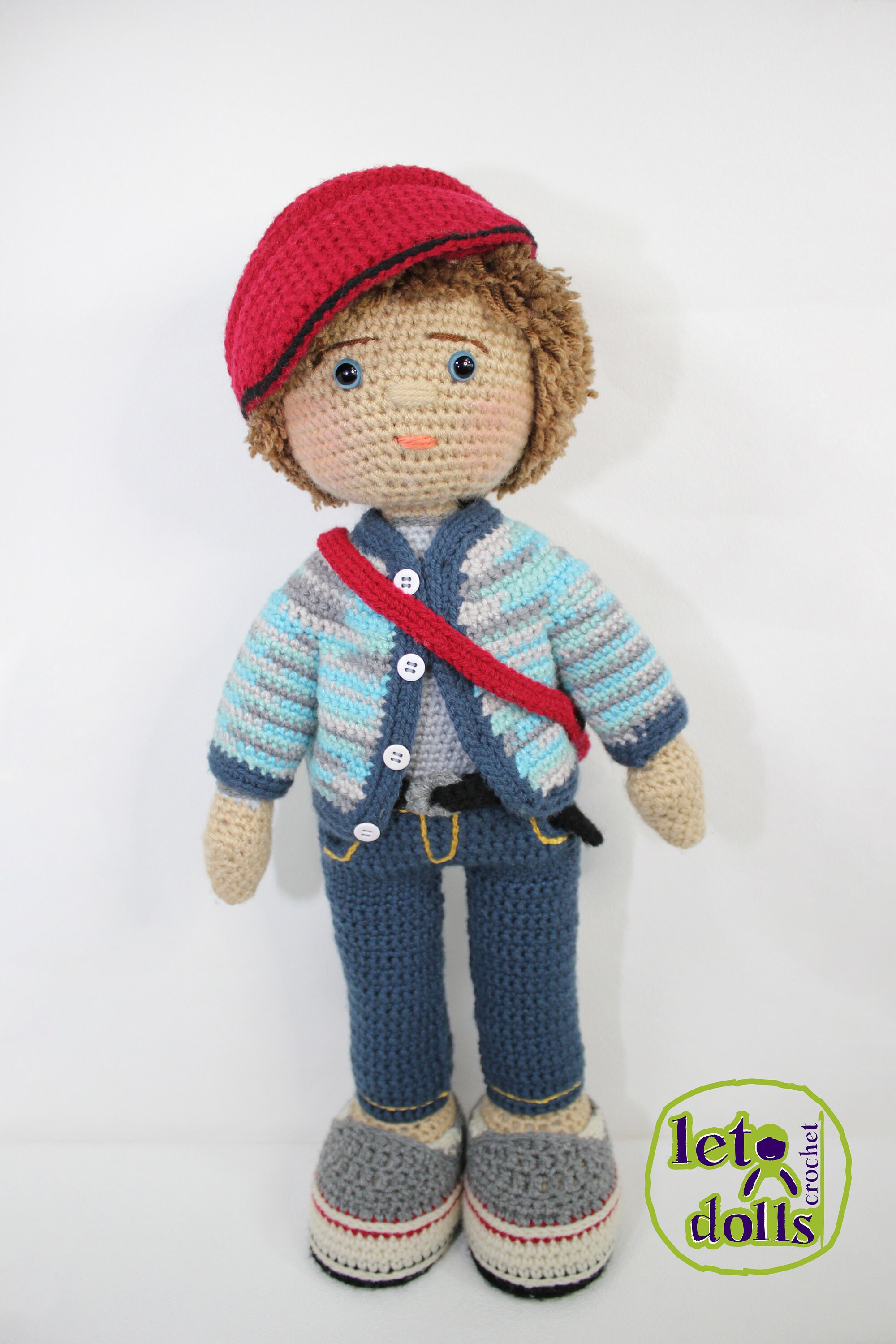 Alex Large Crochet Doll Pattern Amigurumi 21/ 53 Cm - Etsy