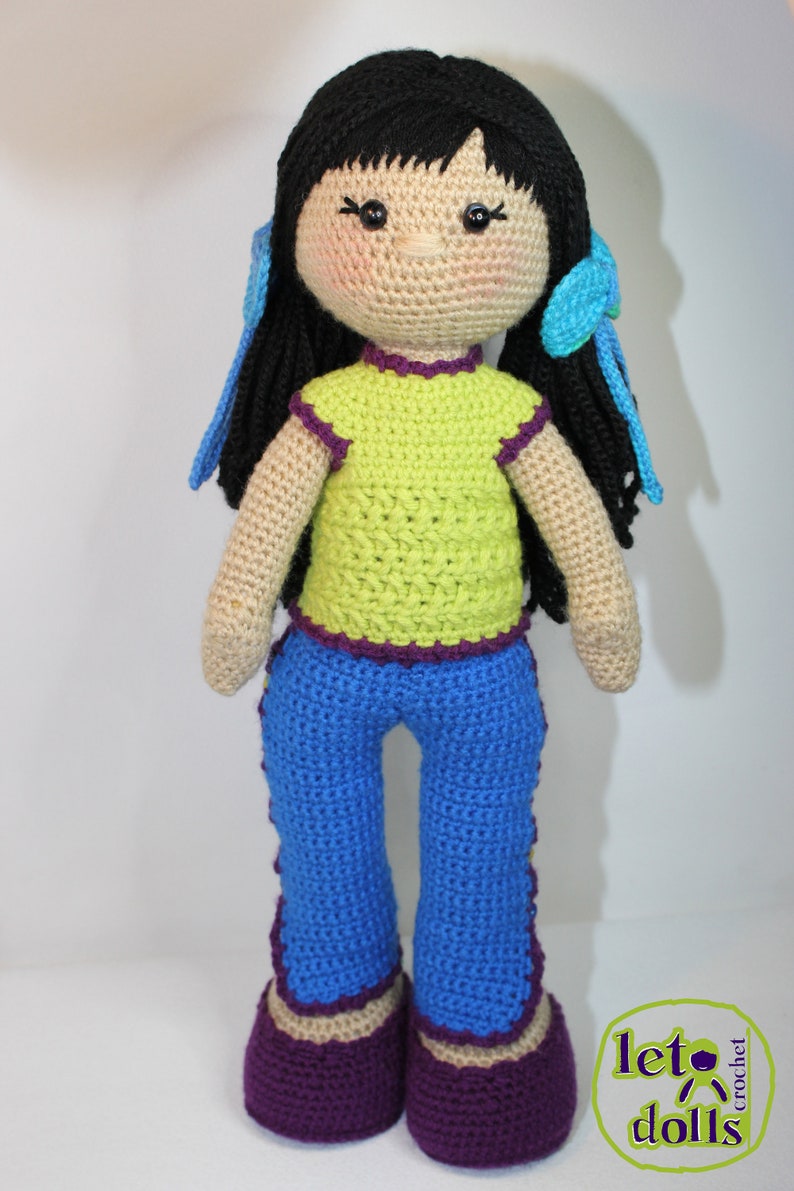 Lily Large Crochet Doll Pattern 21/53cm Tall Amigurumi - Etsy