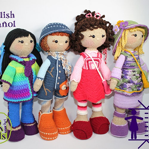 Kaila Large Crochet Doll Pattern 21/53cm Tall - Etsy