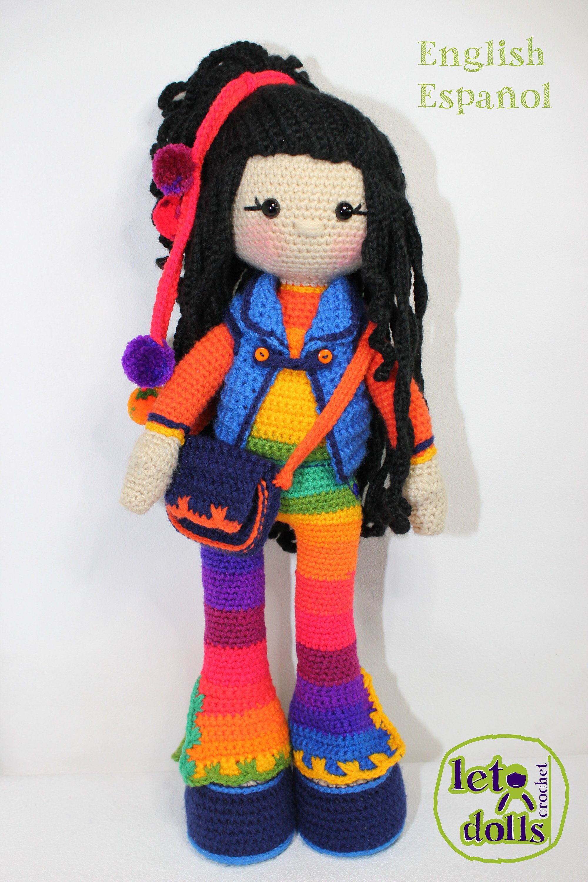 Ivy Large Crochet Doll Pattern Amigurumi 21/ 53 Cm | Etsy