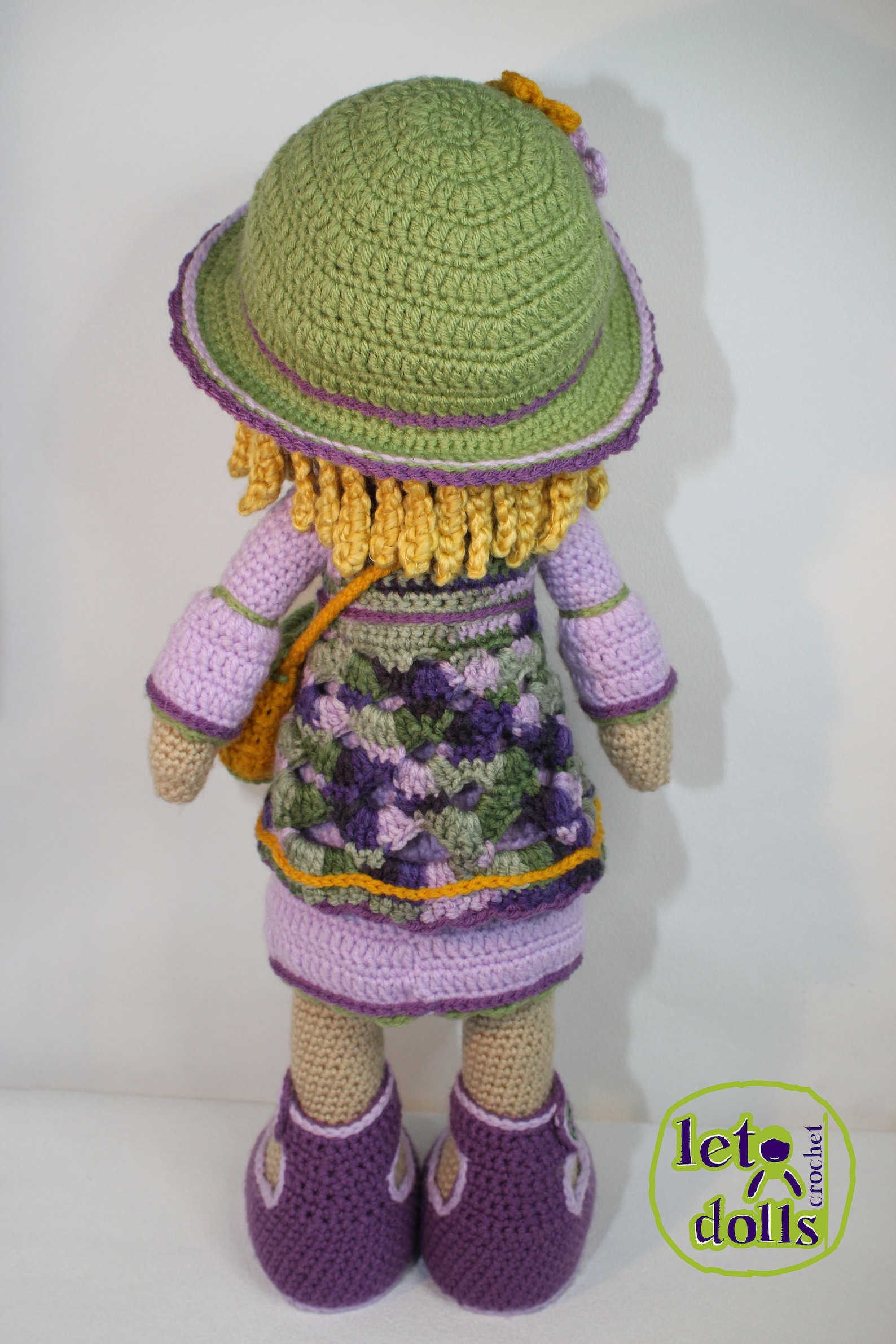 Kaila Large Crochet Doll Pattern 21/53cm Tall | Etsy