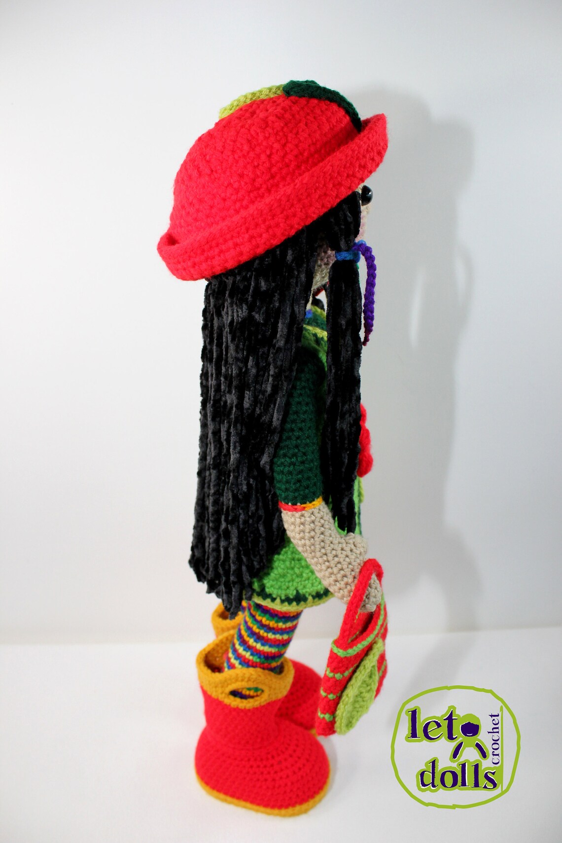 Emma Large Crochet Doll Pattern, Amigurumi, 21