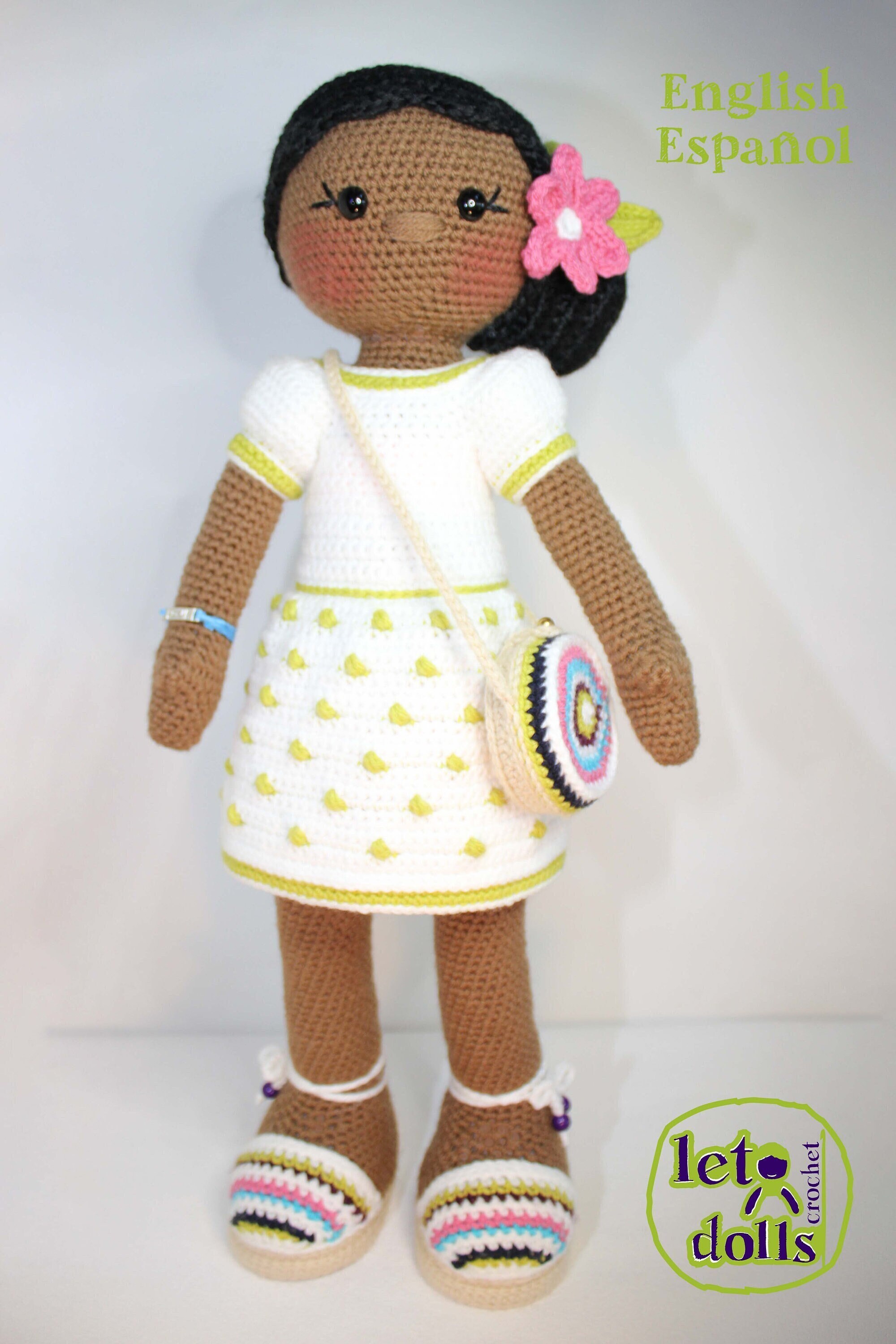 Rita Xlarge Crochet Doll Pattern 24/61cm Tall | Etsy