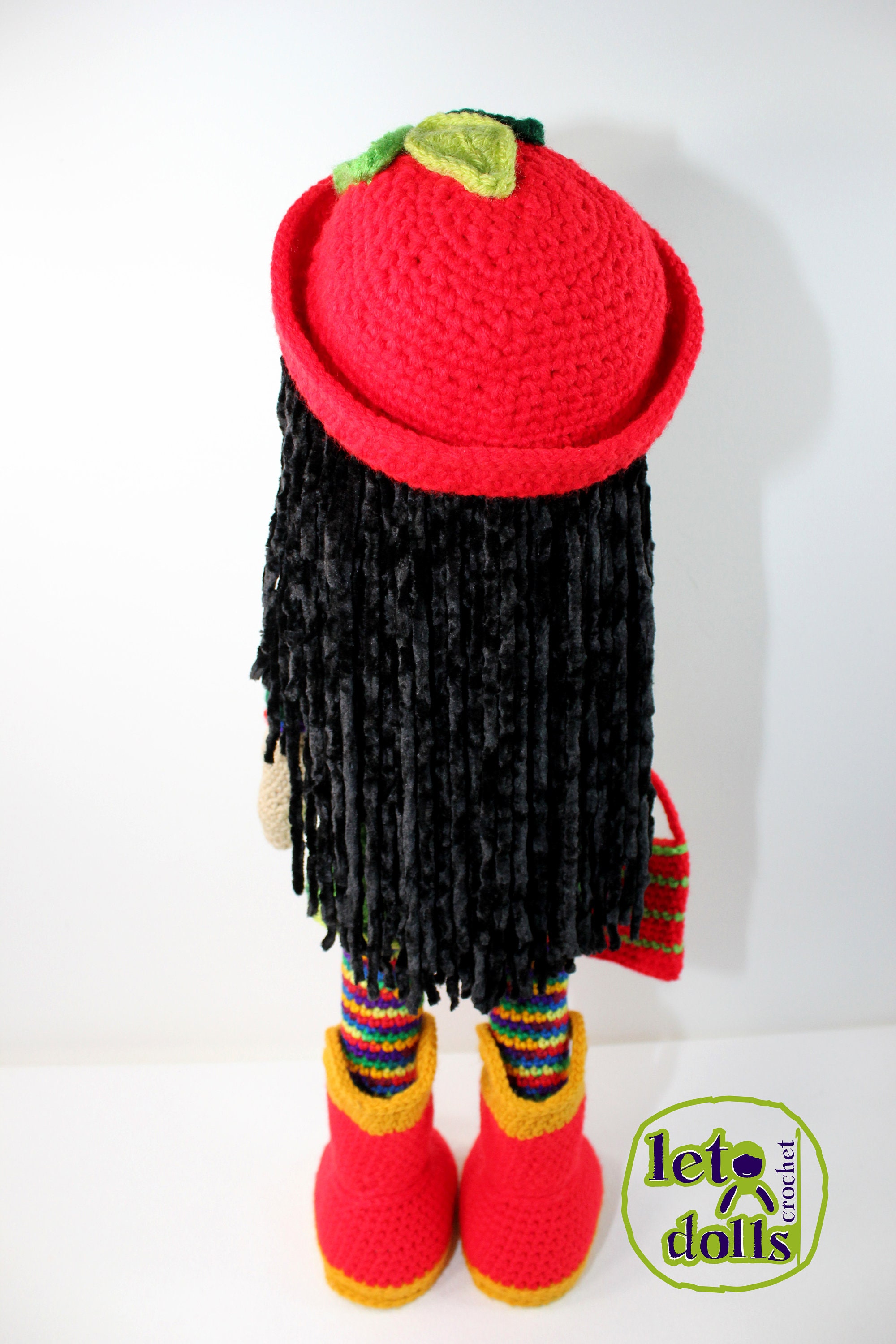 Emma Large Crochet Doll Pattern, Amigurumi, 21