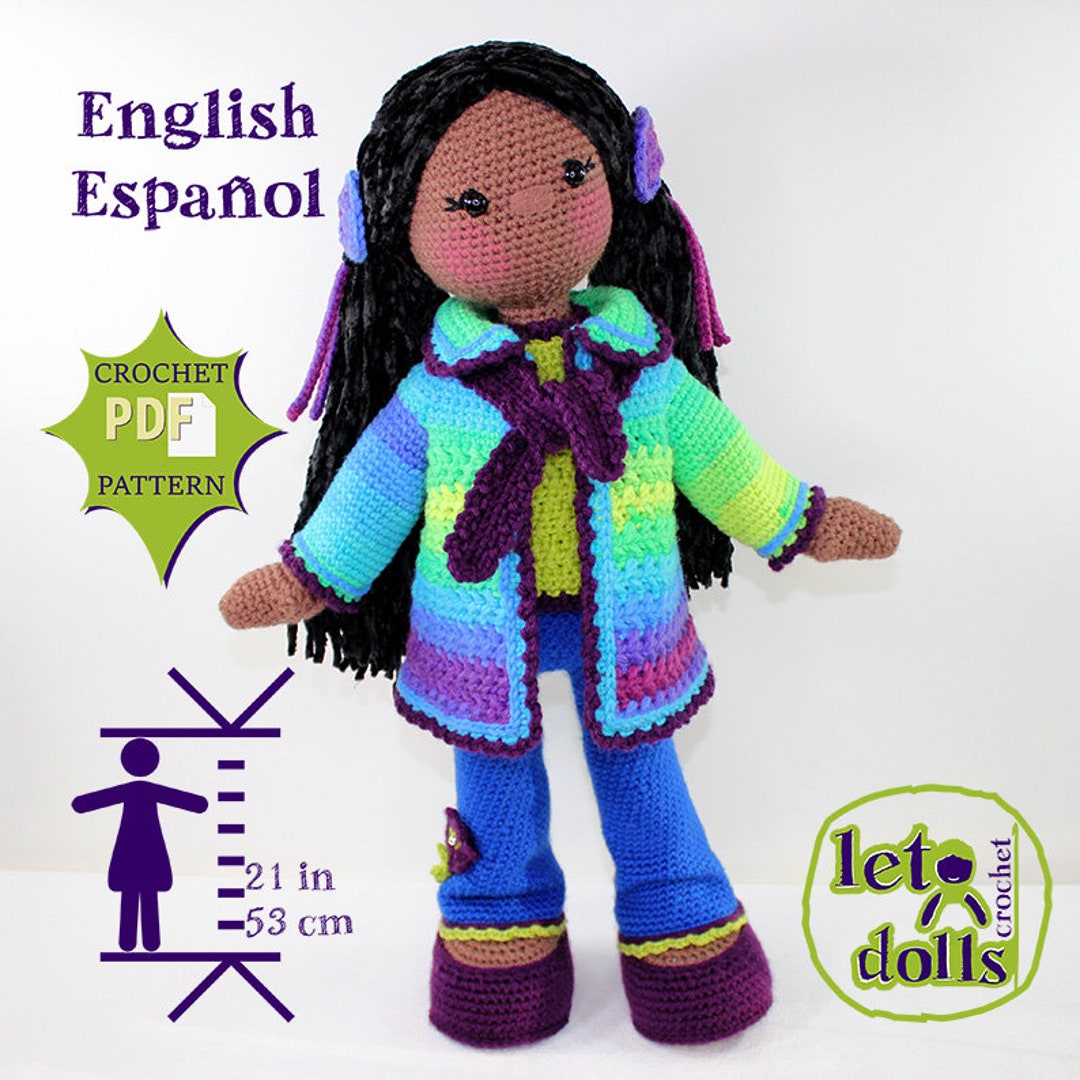 Lily Large Crochet Doll Pattern, 21