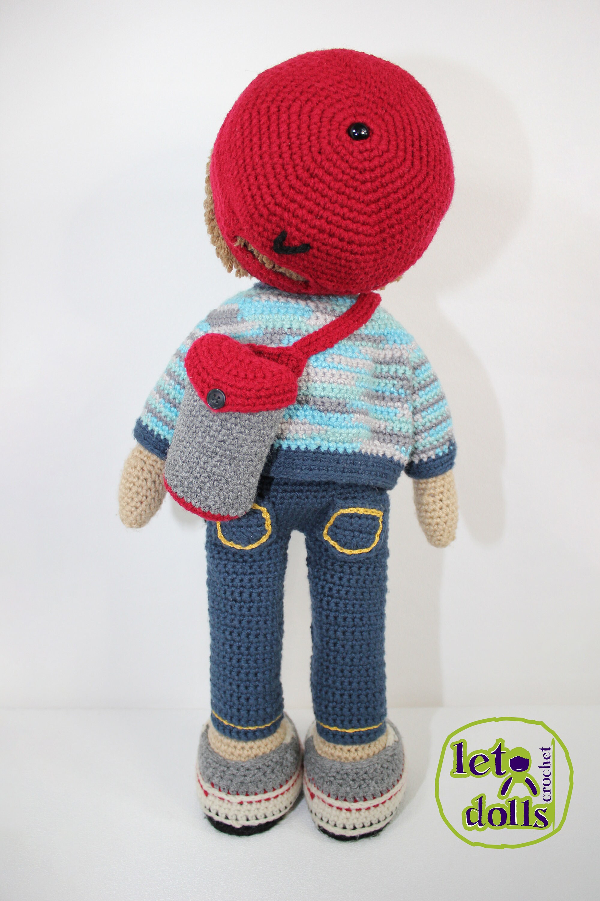 Alex Large Crochet Doll Pattern Amigurumi 21/ 53 Cm - Etsy