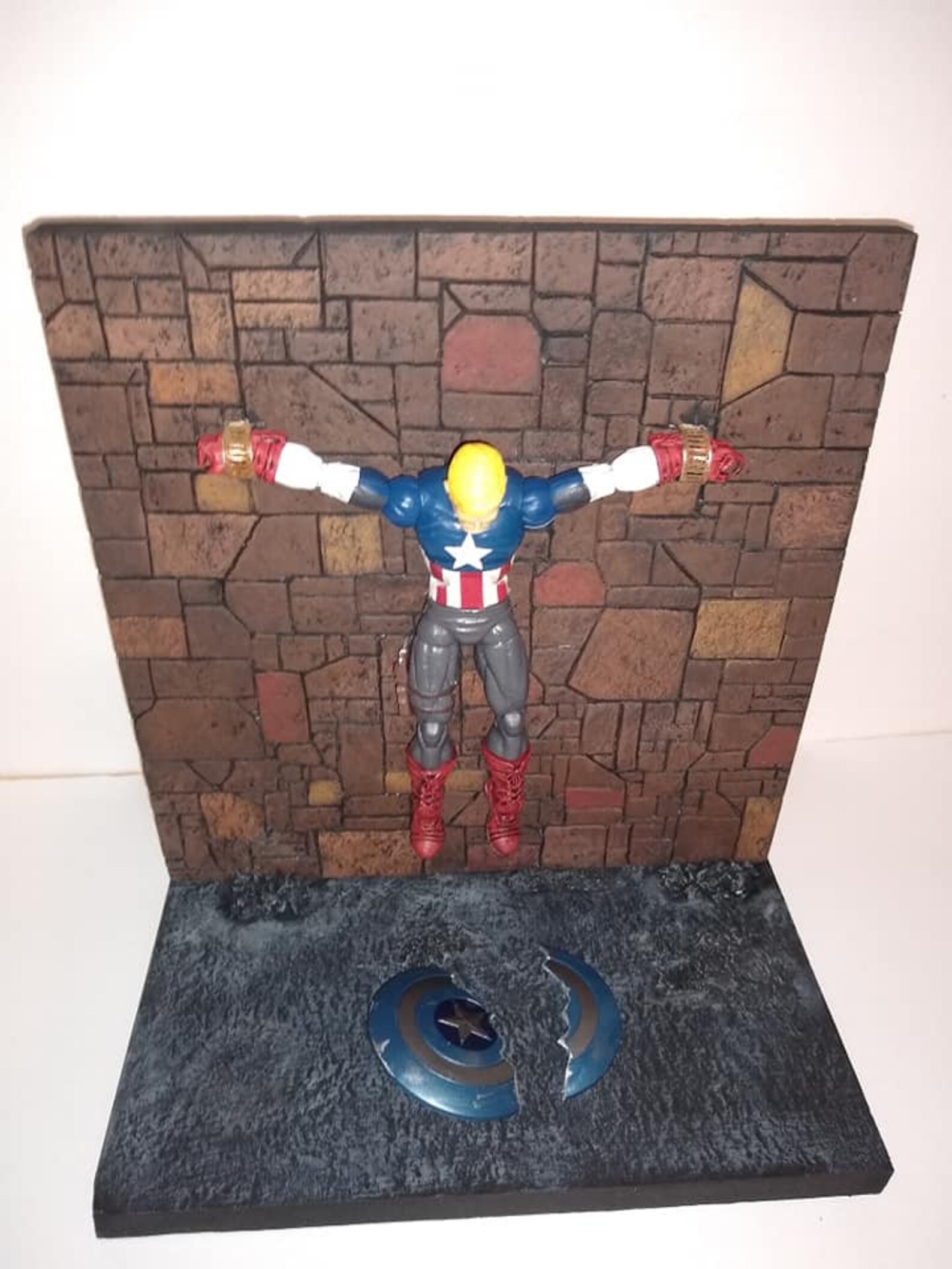 Captain America - Dungeon Diorama Action Figure Display - Etsy