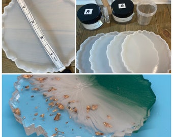 Resin Coaster Kit | Etsy