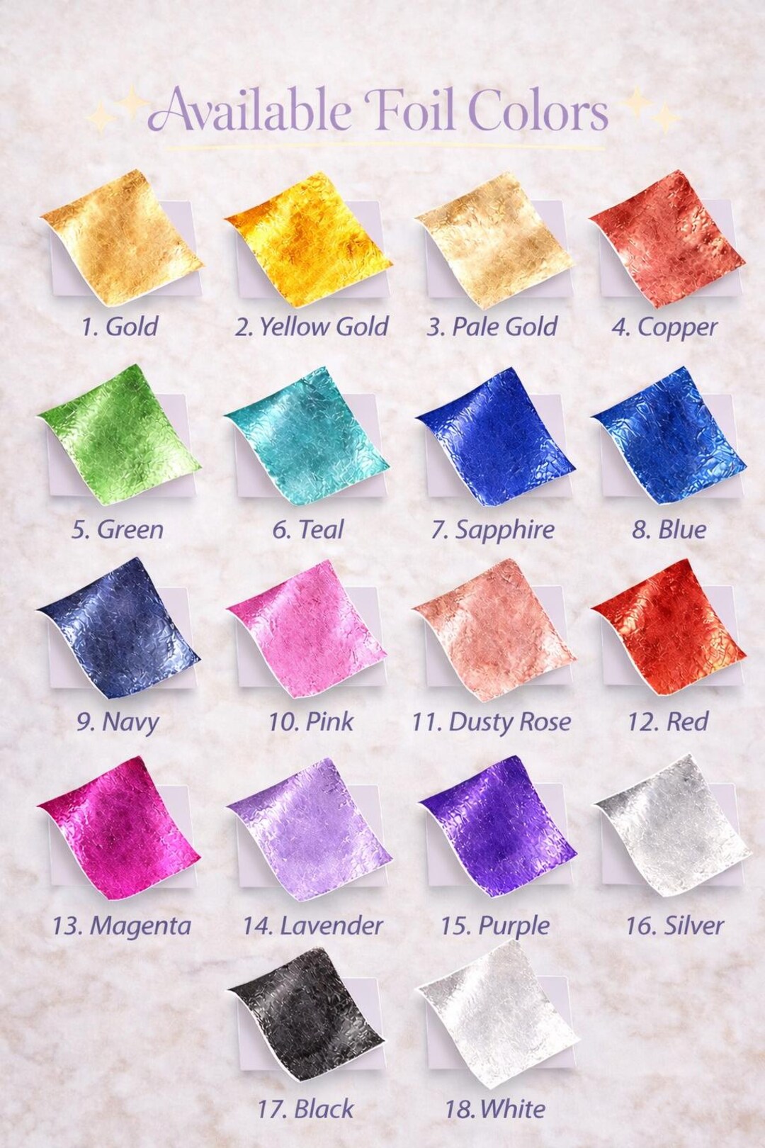 Resin Foil Flake Sheets: DIY Craft Supplies - Etsy