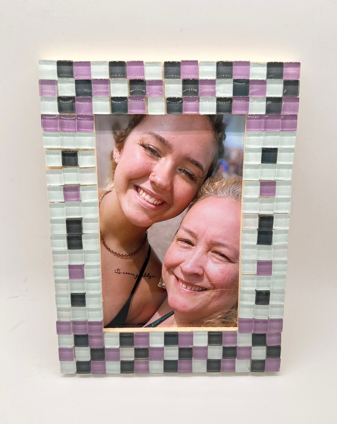 Mosaic Photo Frame DIY Kit Glass Tiles - Etsy
